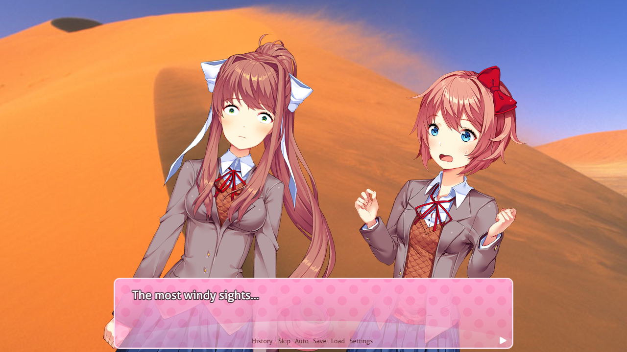 Monika and Sayori explore all the Windows XP wallpapers | Scrolller