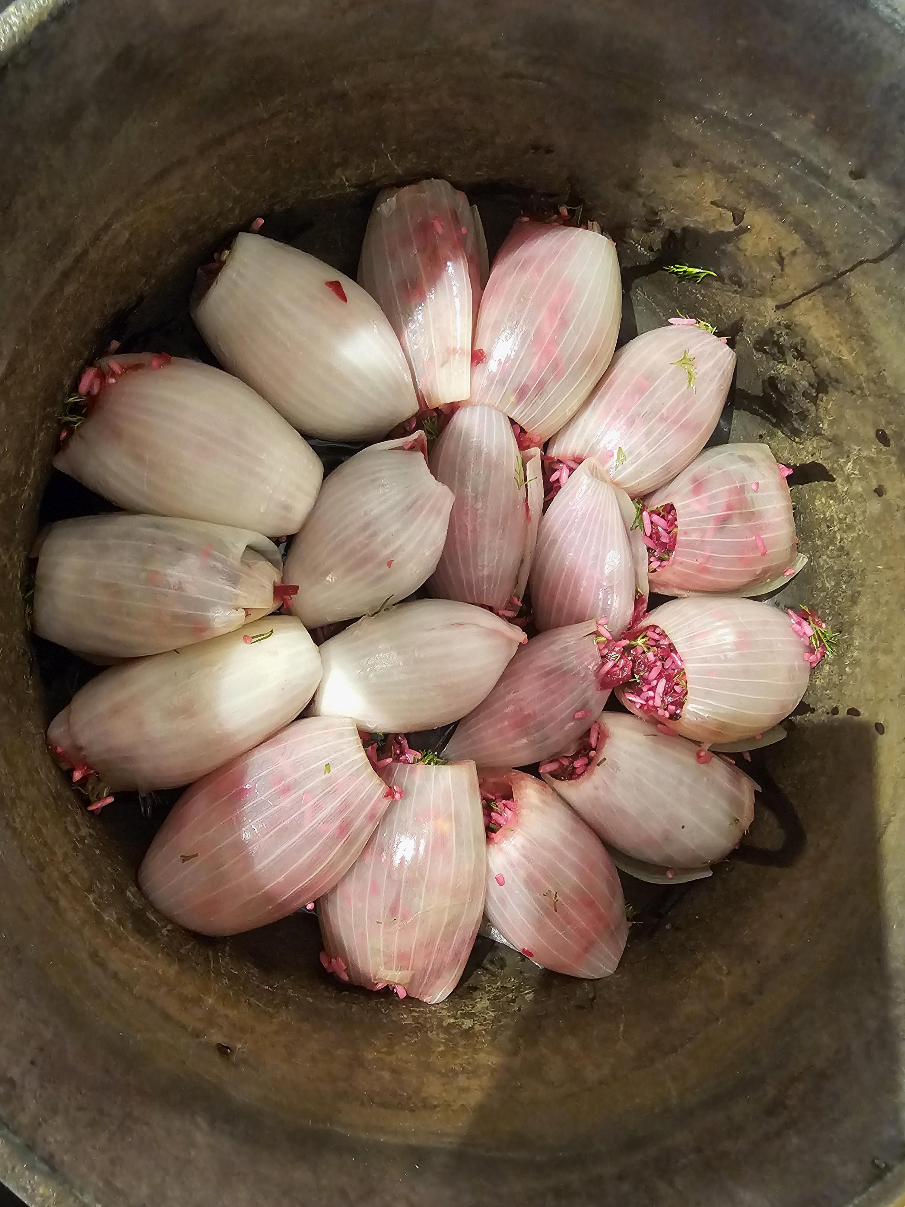 [Homemade] sweet and sour stuffed onions | Scrolller