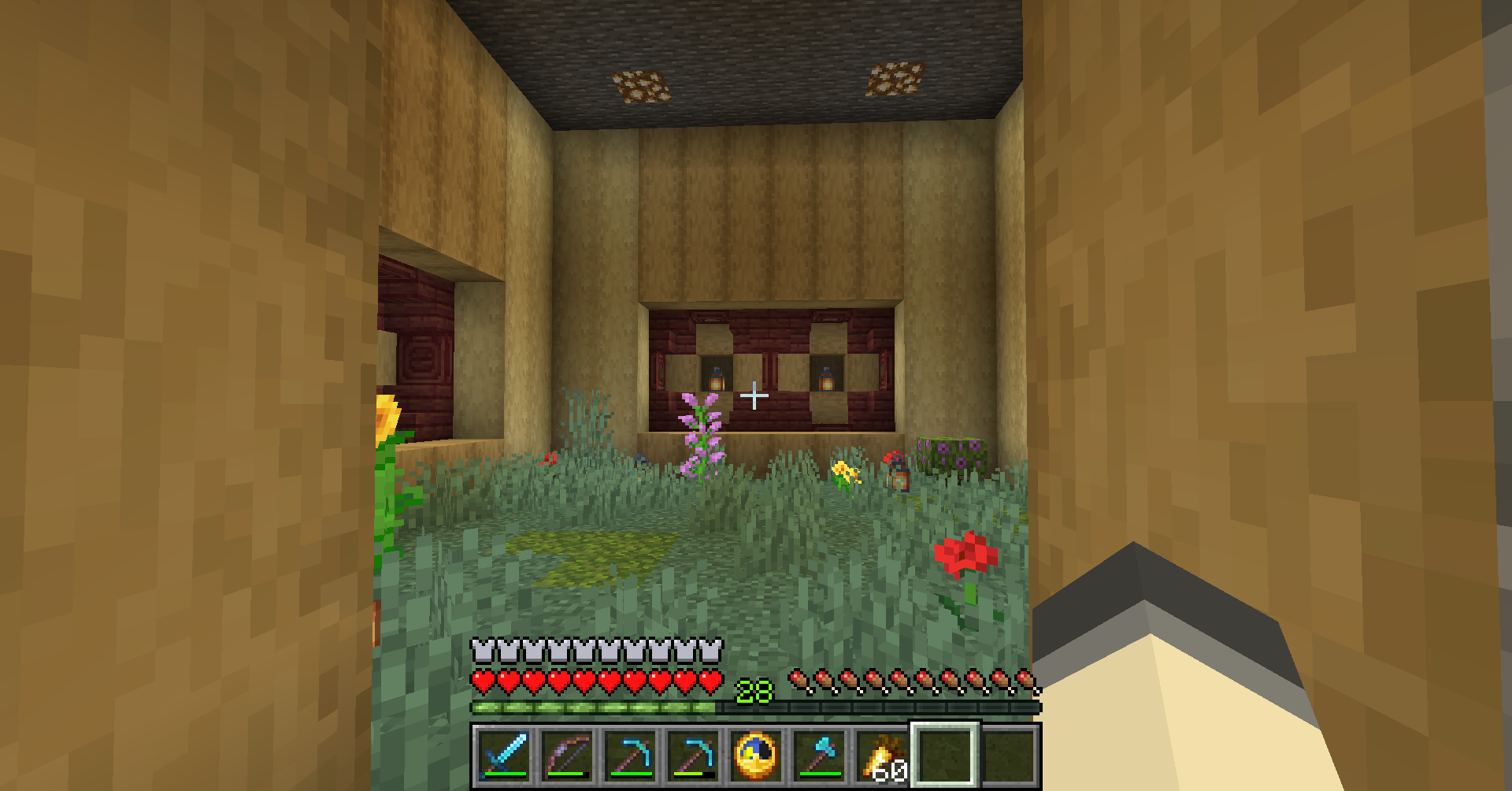 My survival base is like 90 percent wood. | Scrolller