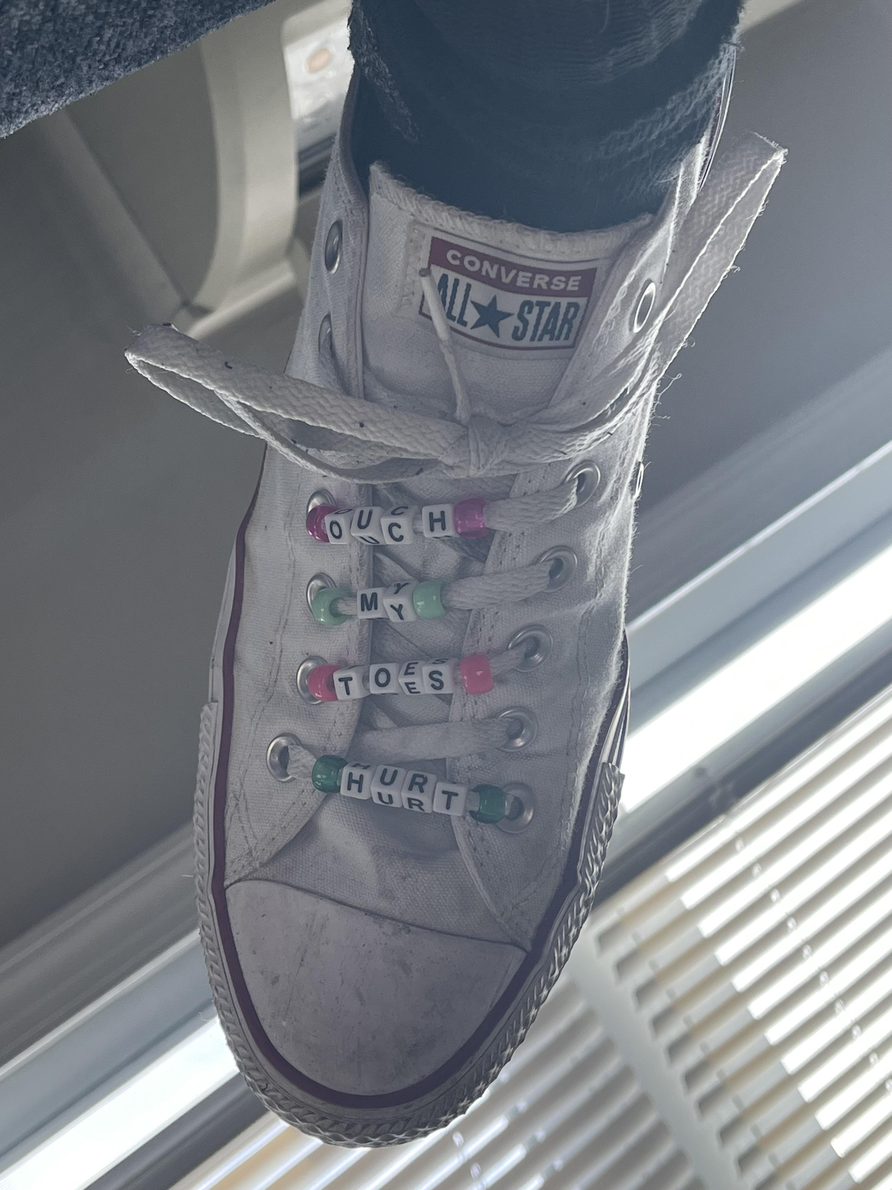 Added beads to my shoe ! | Scrolller