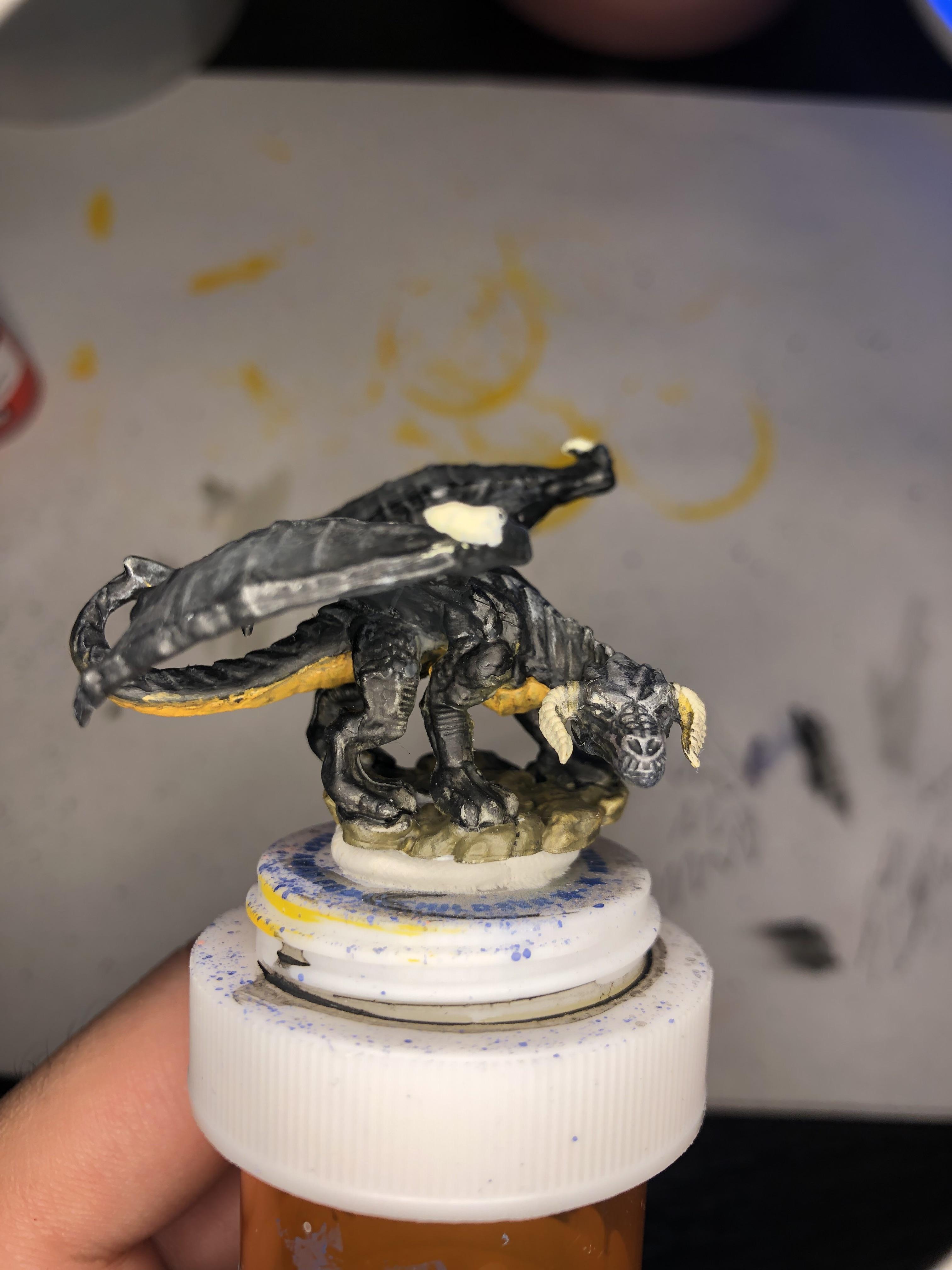 First time miniature painting. Critique and help appreciated | Scrolller