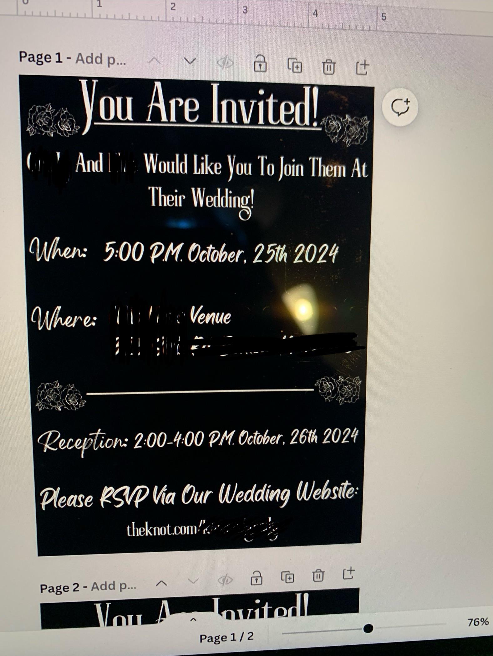 Making my own invitations | Scrolller
