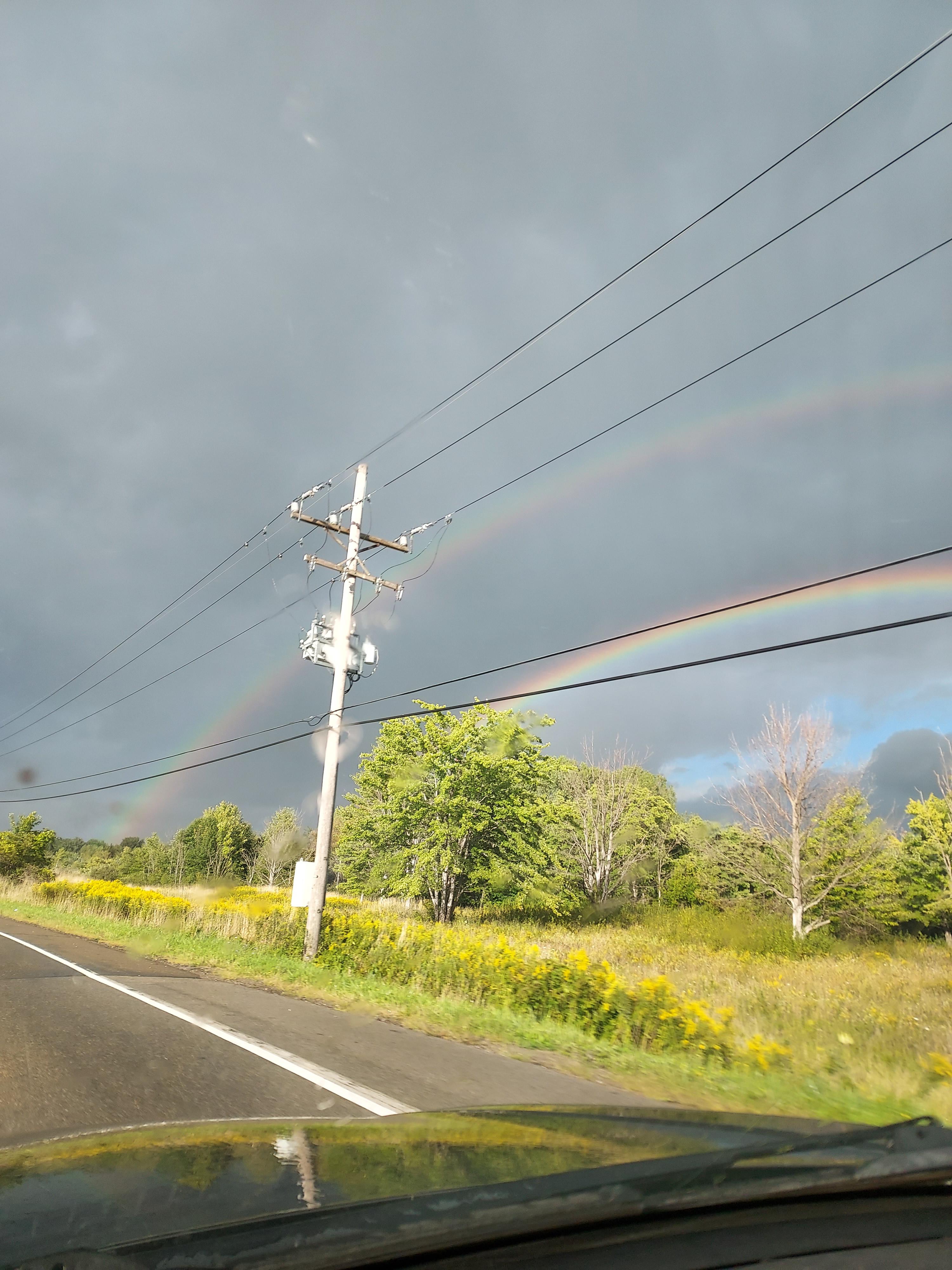 Pennsylvania double rainbow | Scrolller