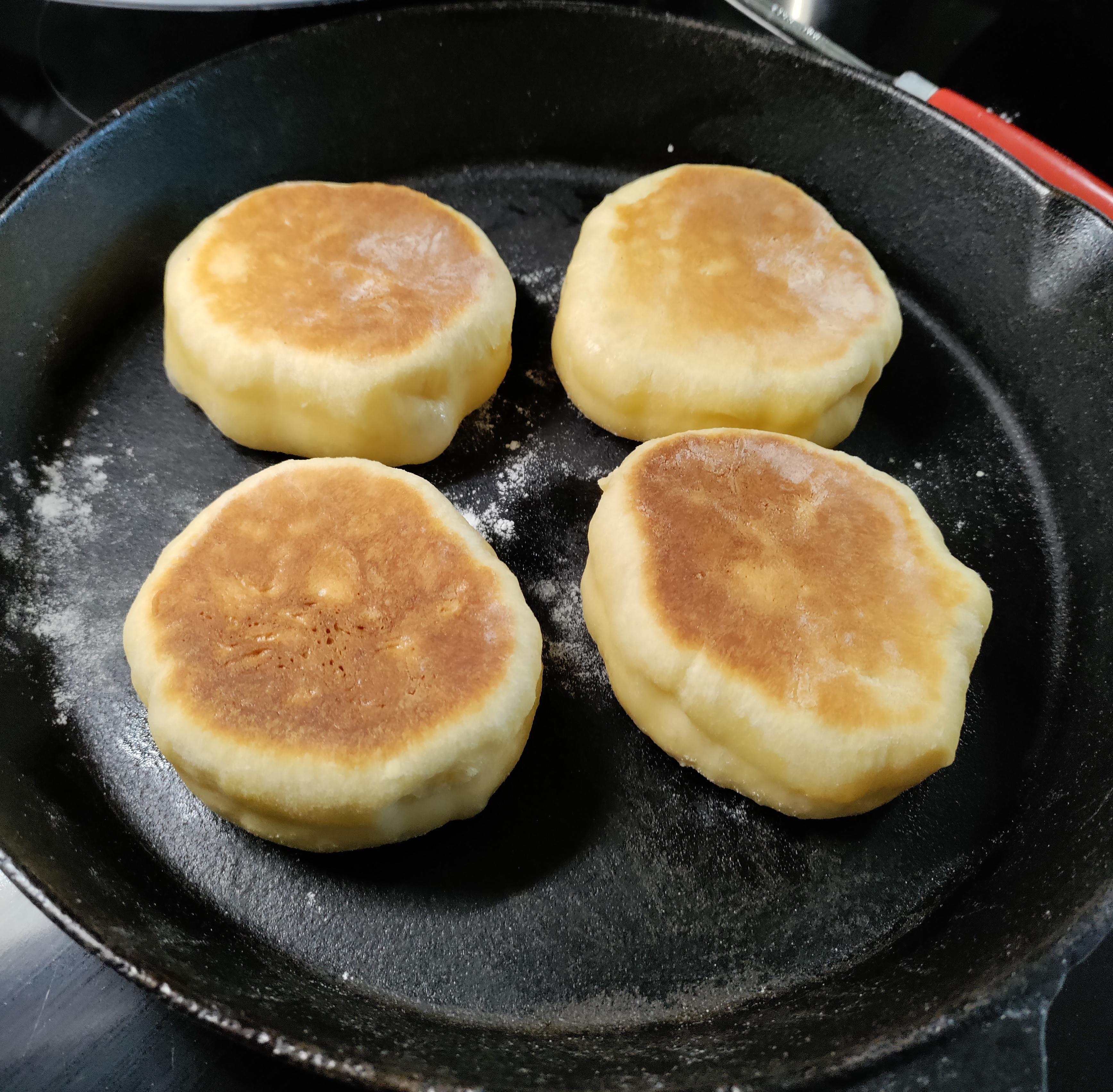 My oven broke so I turned some brioche dough into sweet English muffins | Scrolller