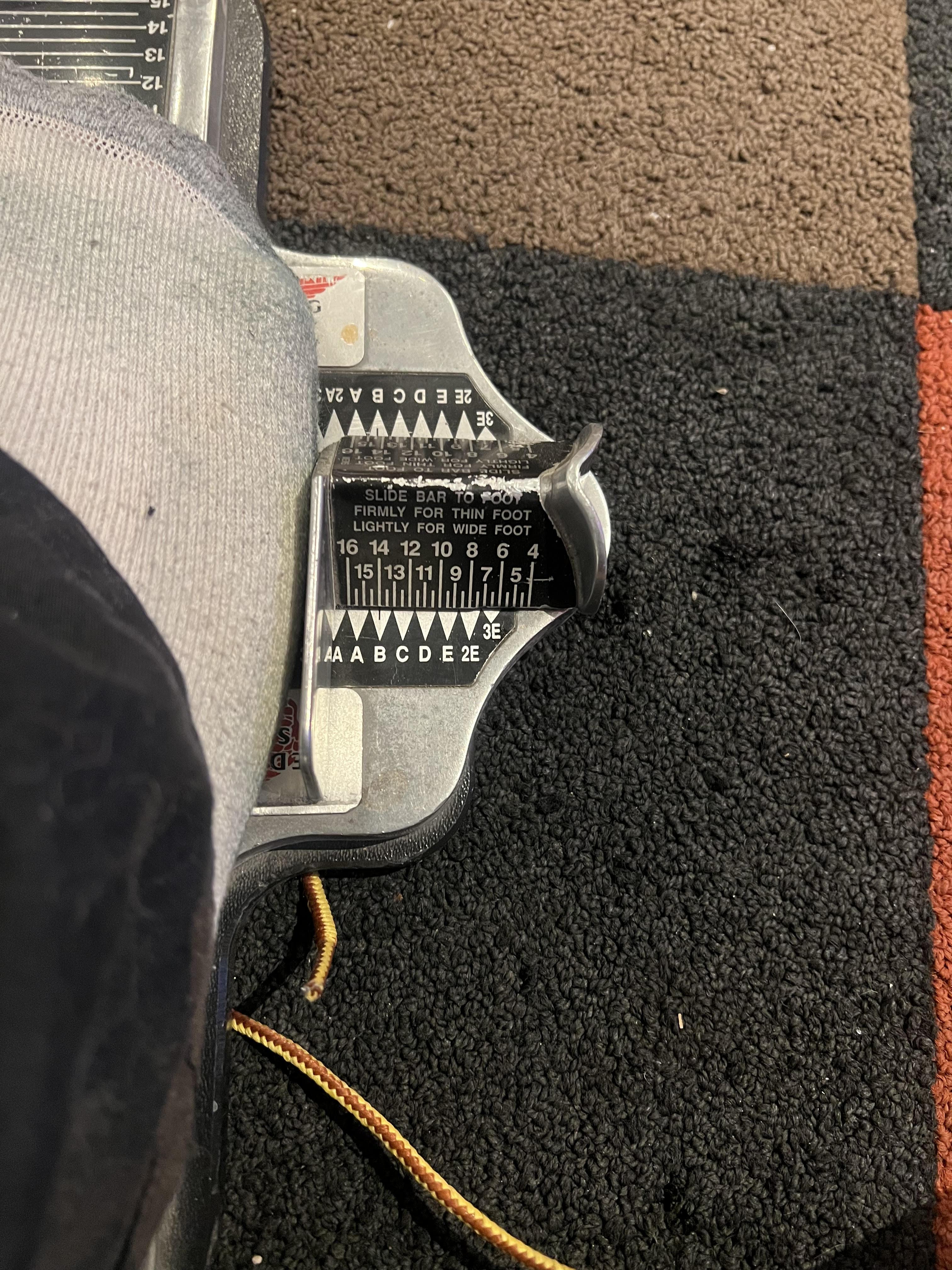 Reading Brannock device. | Scrolller