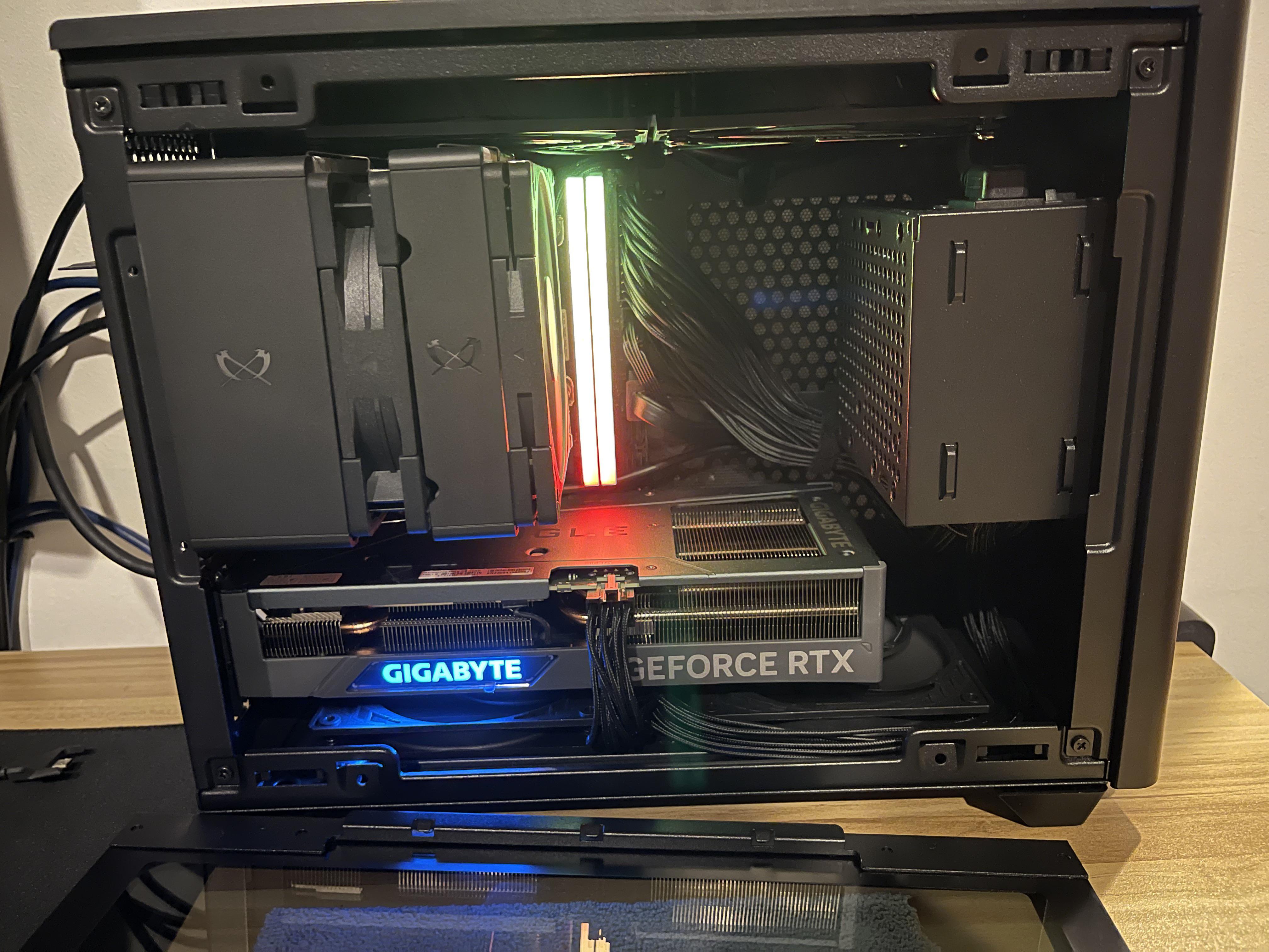 NR200P with scythe Fuma 3 , front mounted PSU | Scrolller