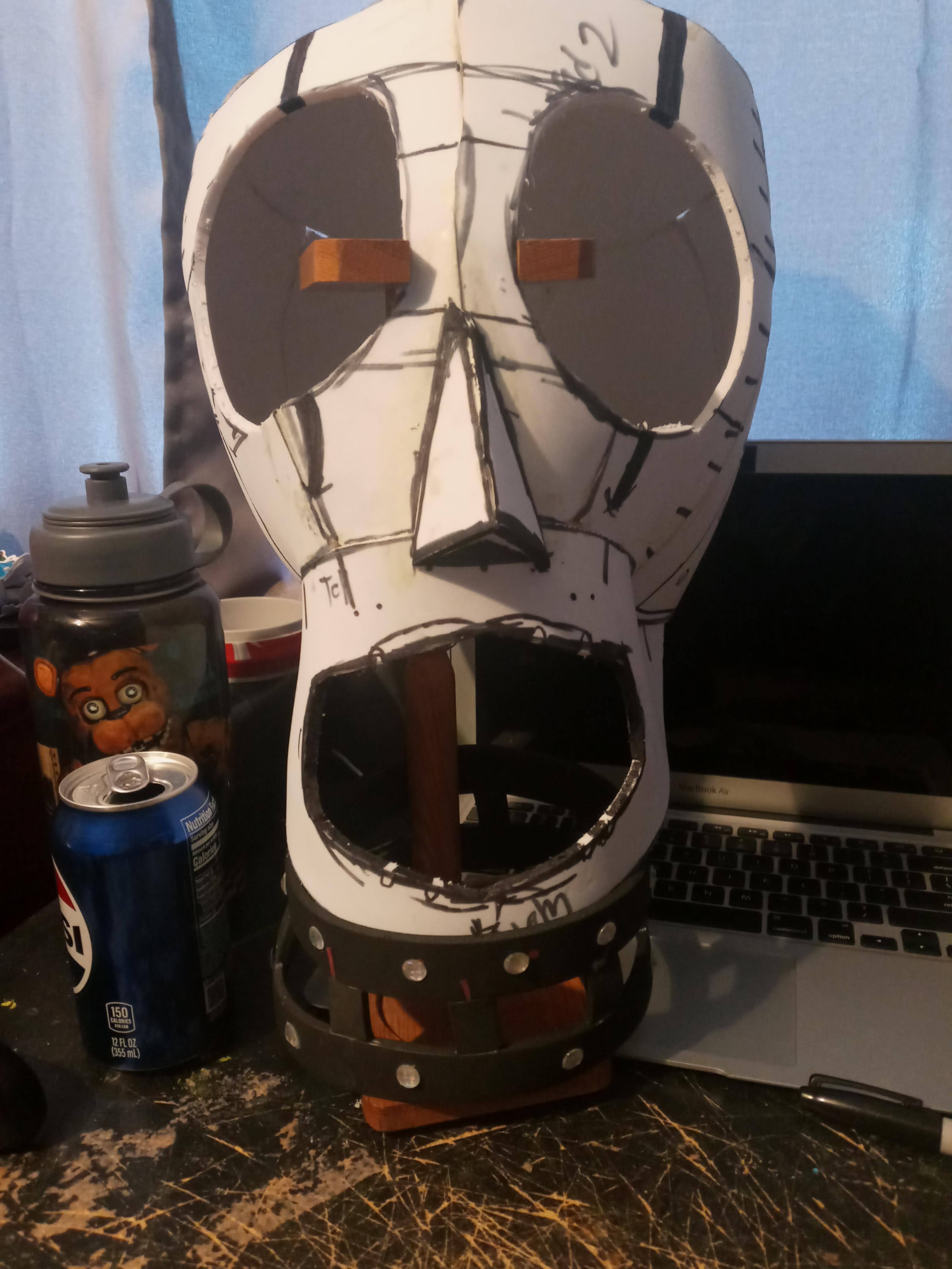 Springtrap cosplay progress. (Neck) | Scrolller