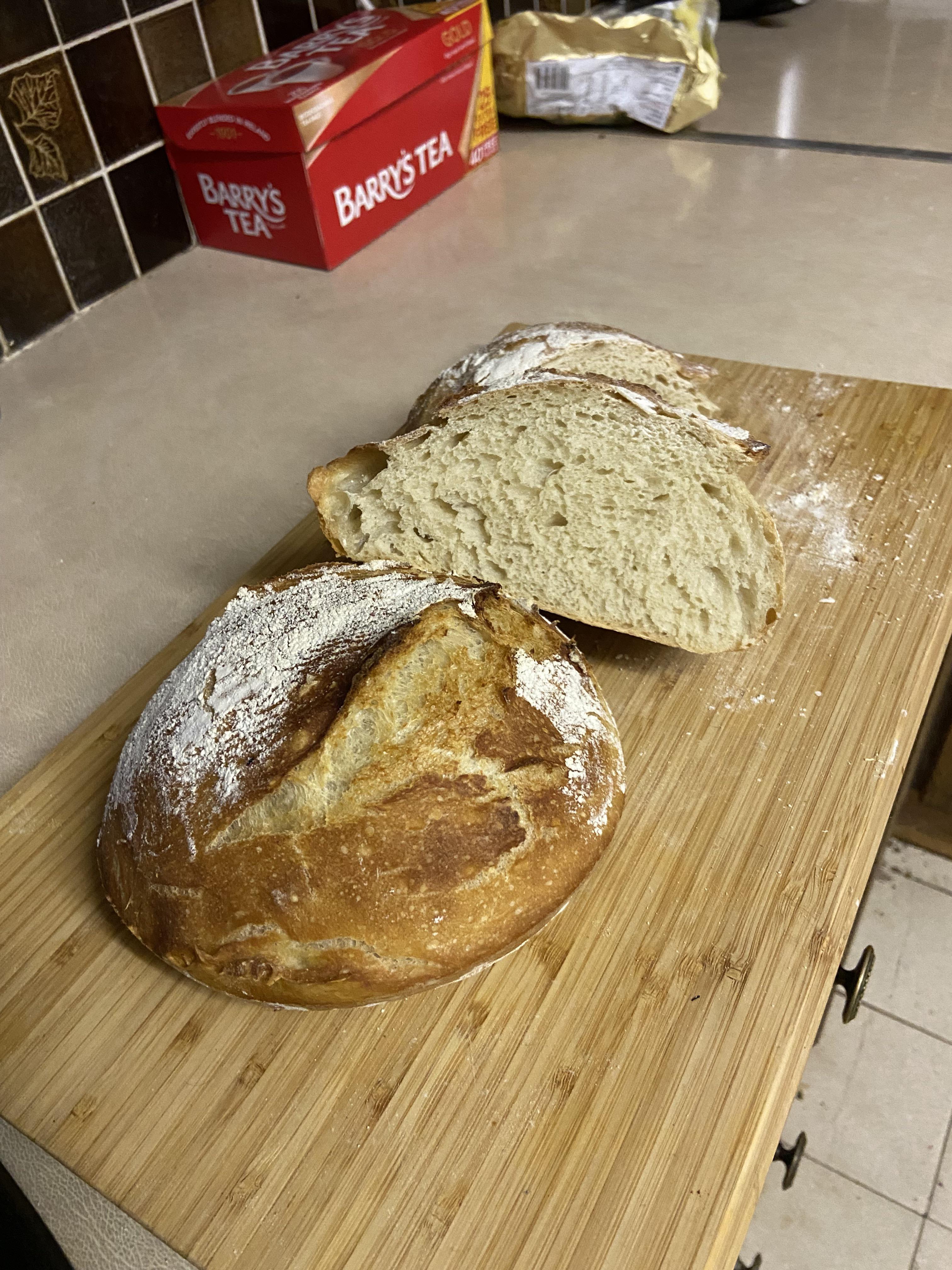 First proper attempt at baking bread. I made 2 rustic loafs. They’re ...