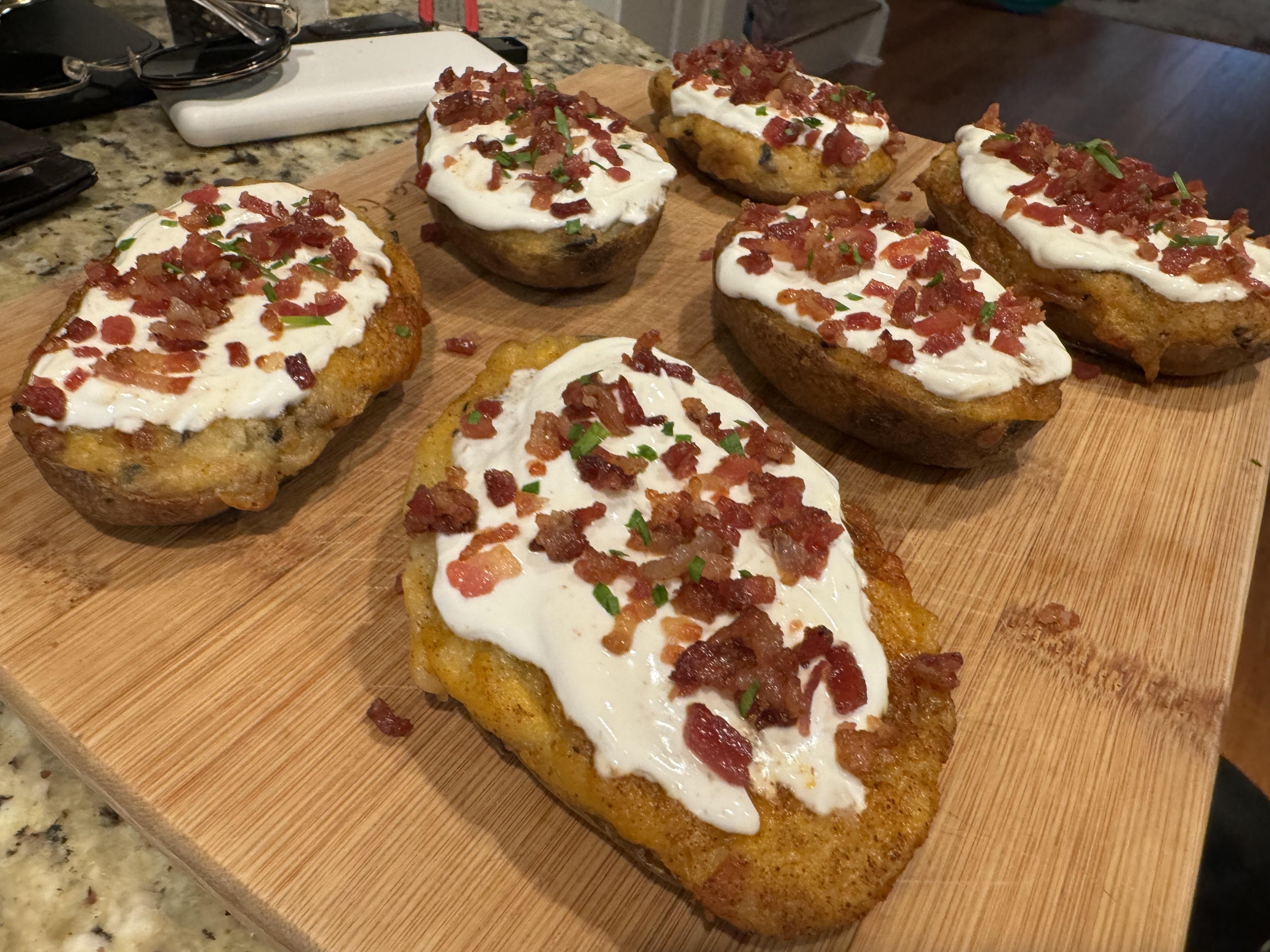 [homemade] mushroom twice baked potatoes | Scrolller