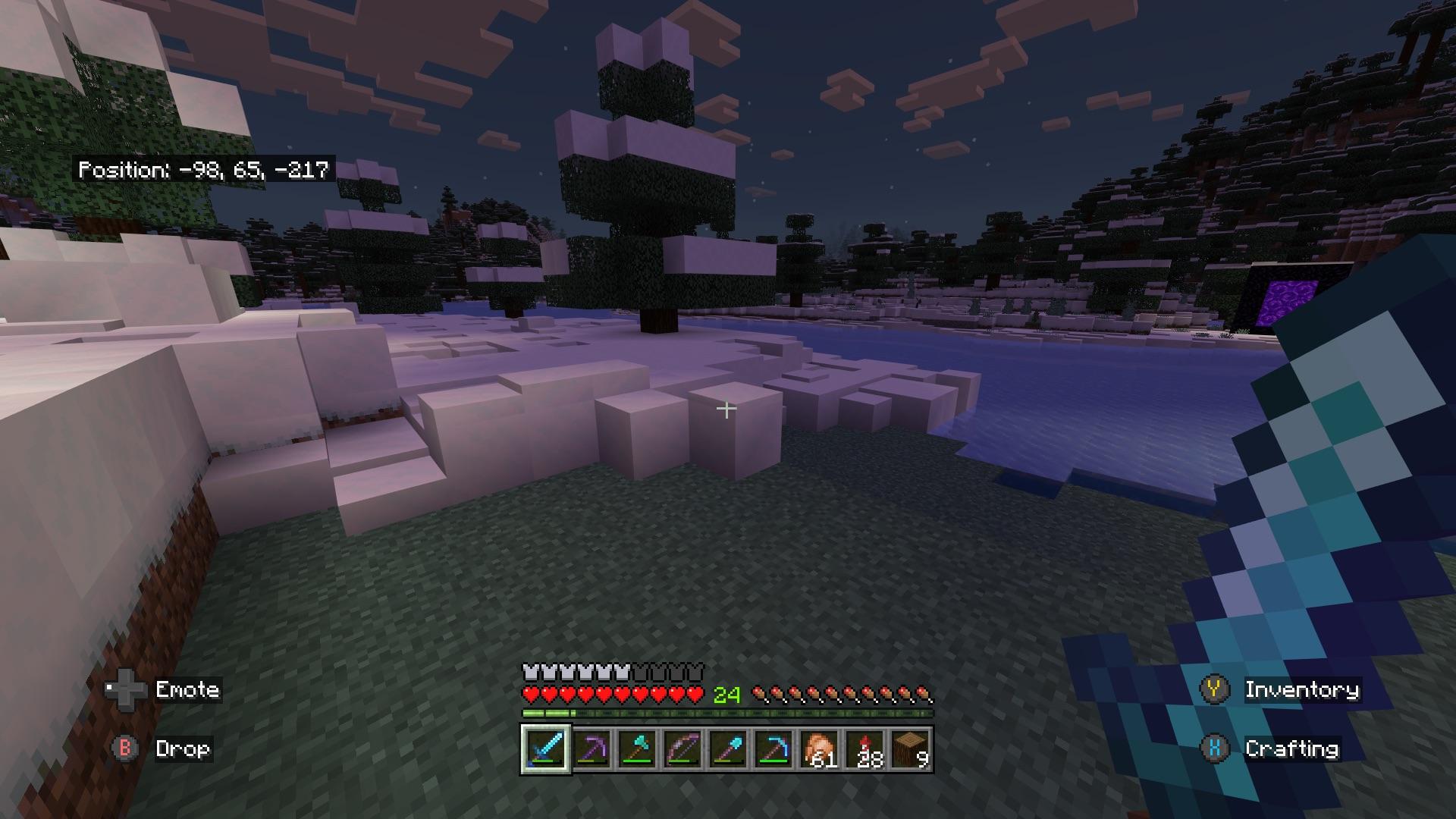 The new snow in Minecraft | Scrolller