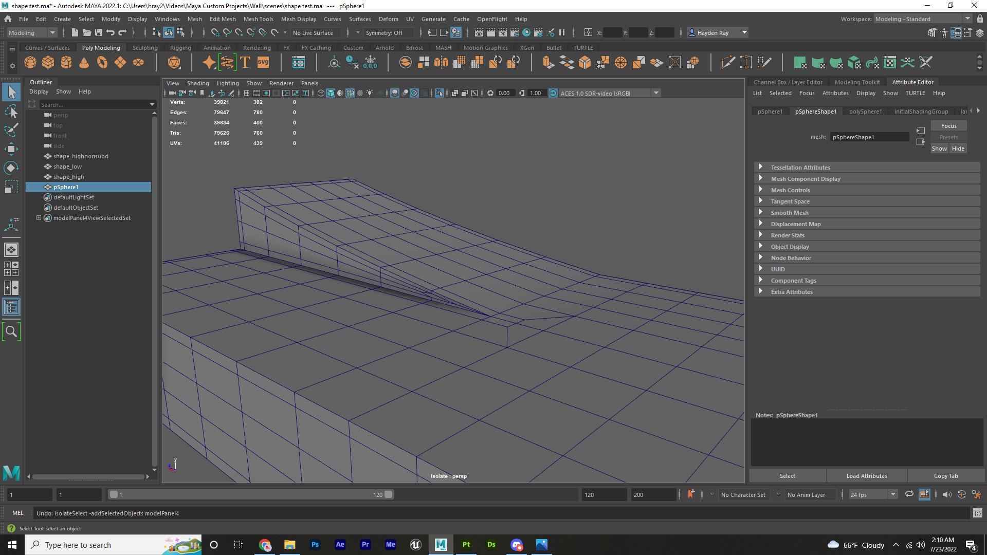 How to add edge loops to a non-uniform surface protrusion on a mesh without getting baking ...