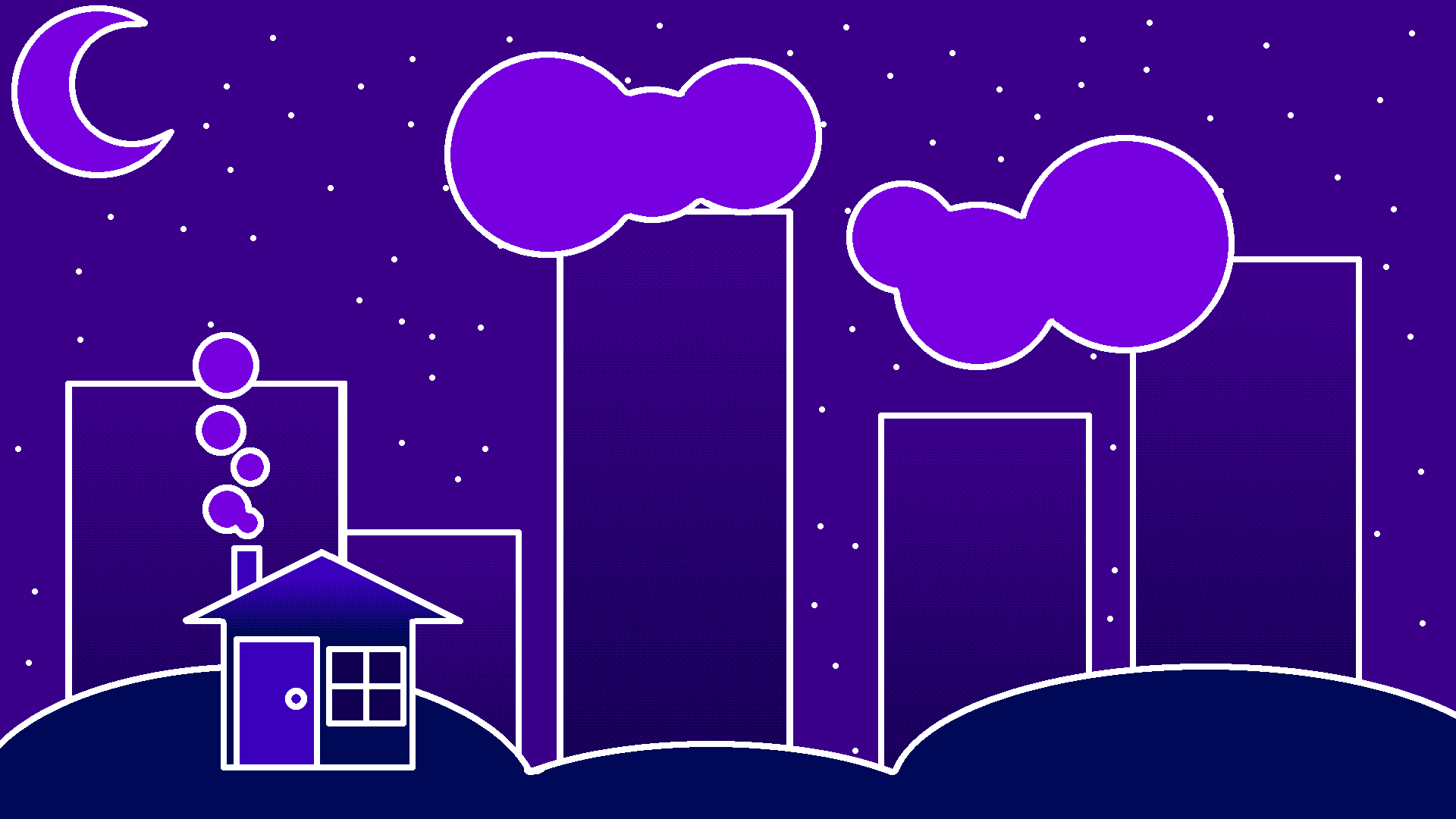 My wallpapers I created in Aseprite (in 2 monochromatic versions ...