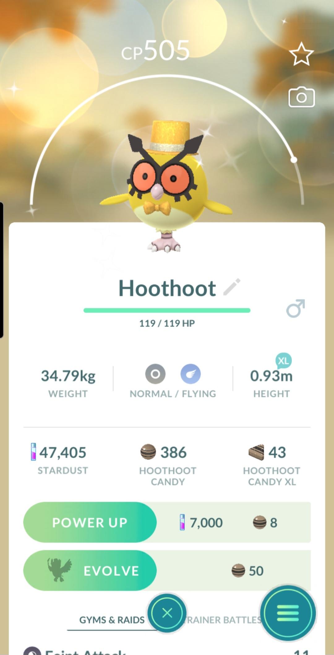 Hoothoot Shiny FTW! | Scrolller