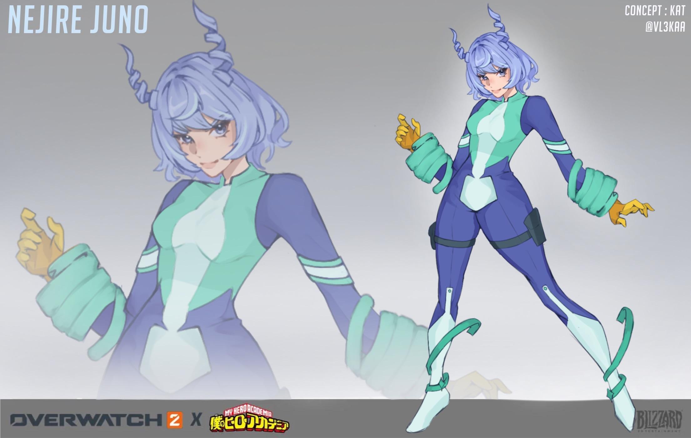 Nejire Juno Concept Art | Scrolller