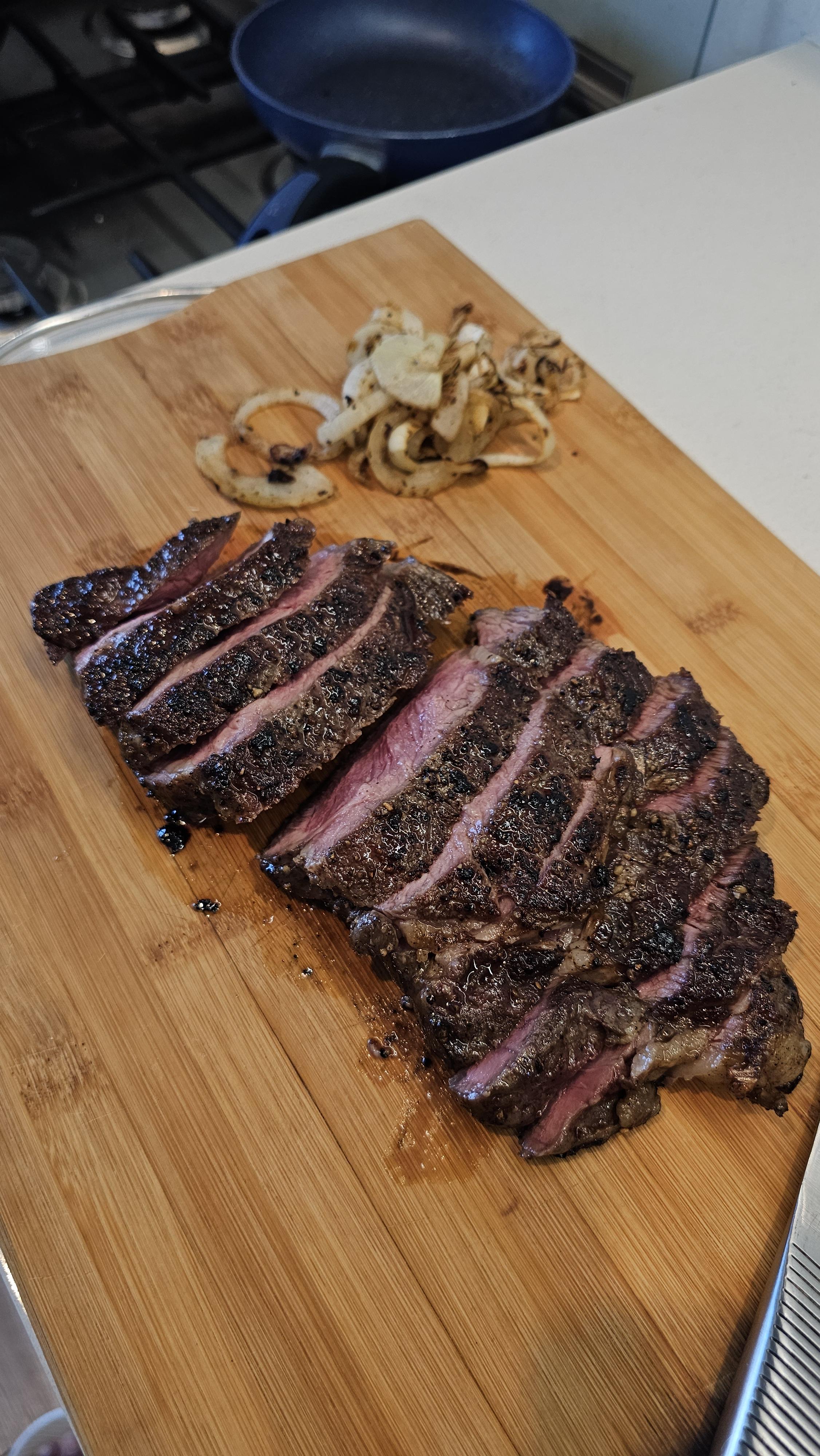 Brazilian Rib-Eye. Cast Iron - 4 Mins aside. | Scrolller