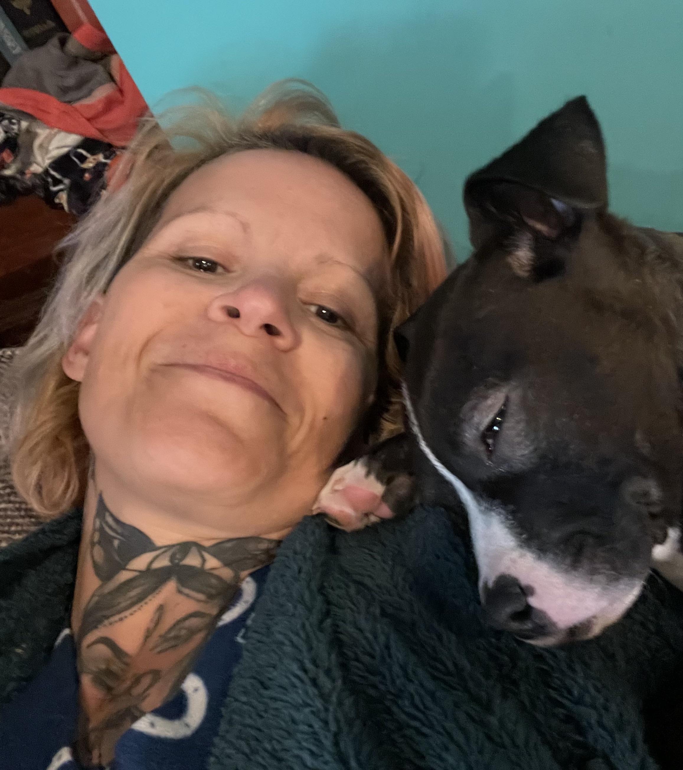 Foster puppy Thor fell asleep on my shoulder | Scrolller