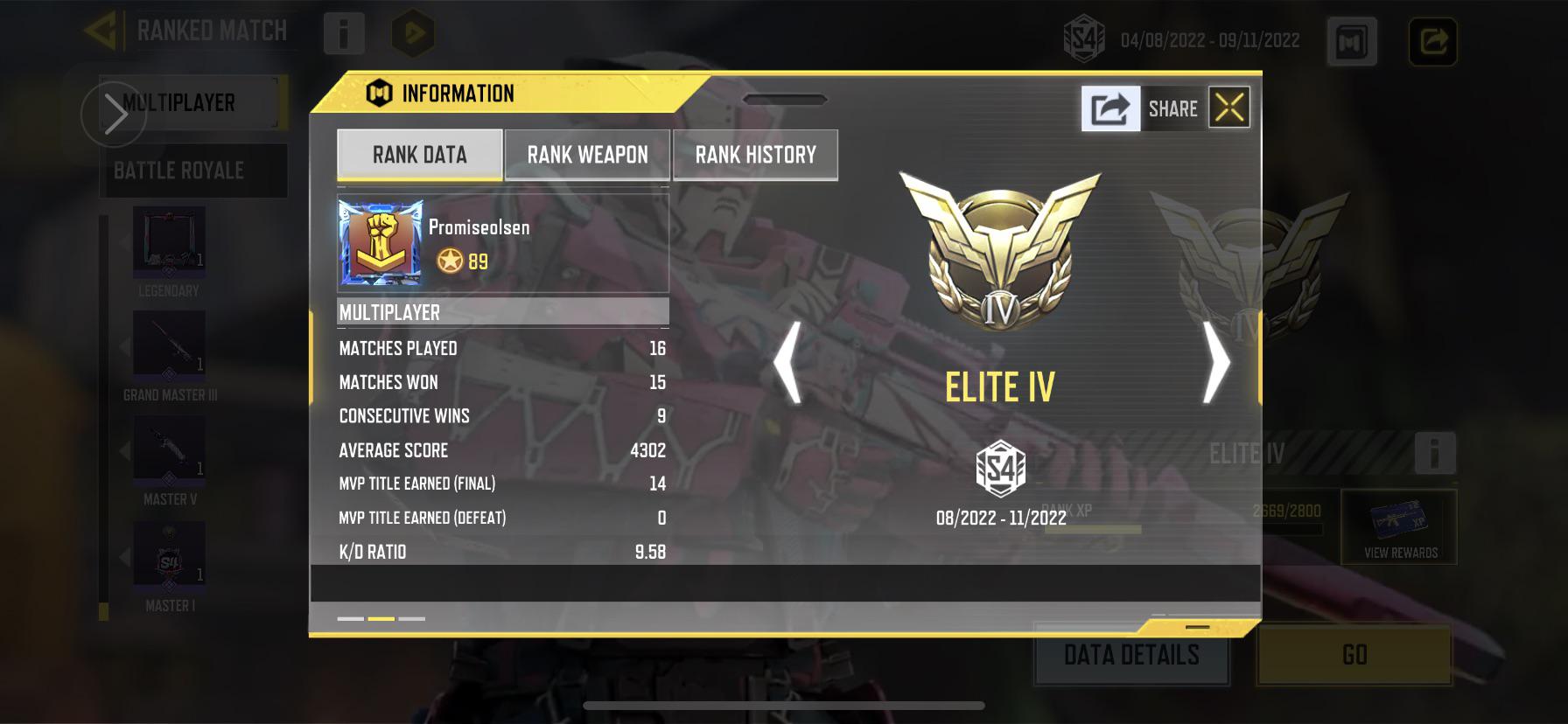 Cod k/d I have another thread but I couldn’t post a picture Is my k/d good | Scrolller