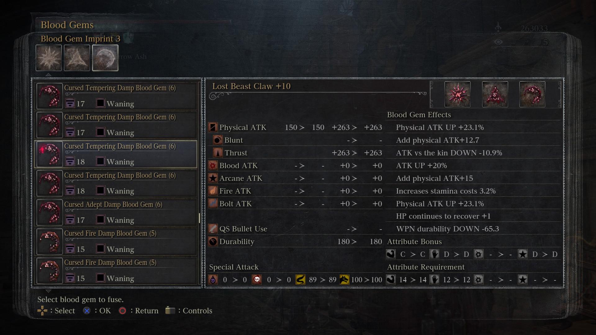 My first proper Abyssal Blood Gem...with a catch. | Scrolller