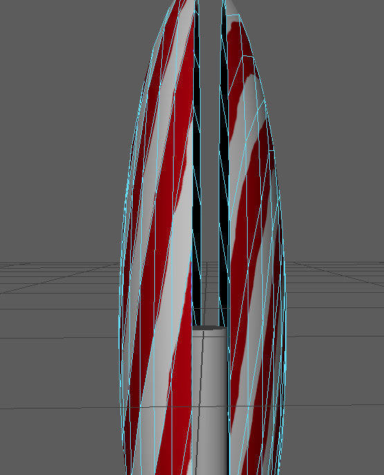 What is this dark patch that appears through my custom texture? | Scrolller