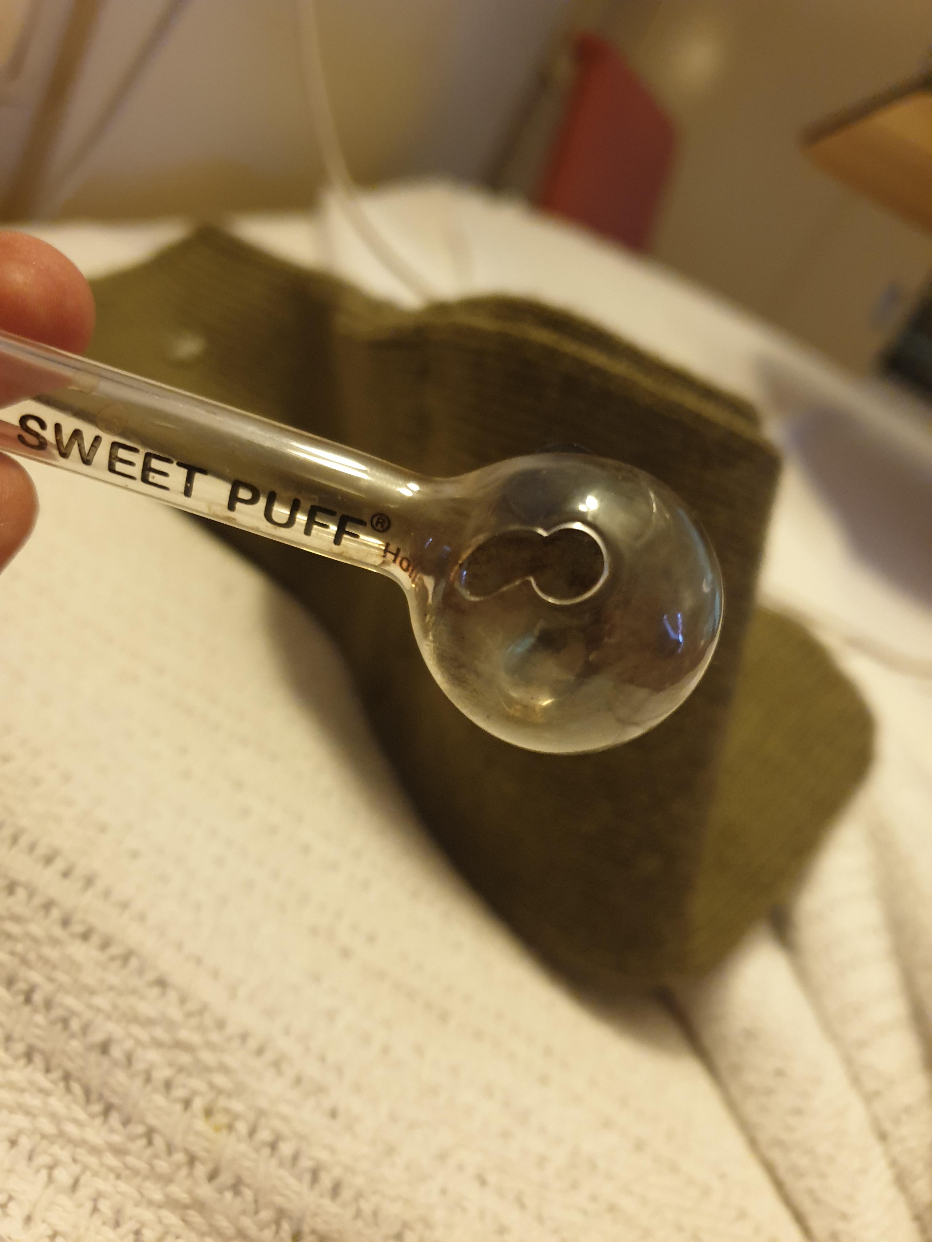 Bit of a lucky whoopsie when cleaning pip! still usable? fuckyeh I need ...