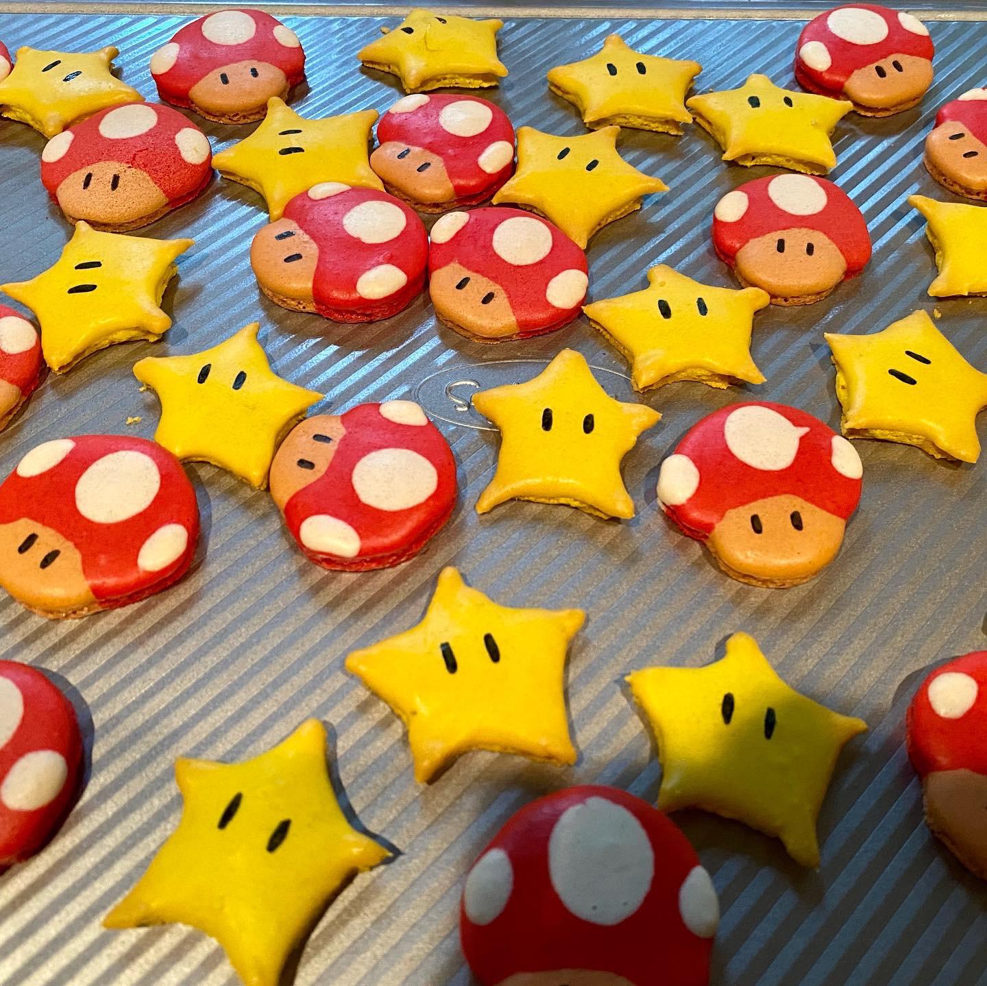 [Homemade] nintendo-themed macarons | Scrolller