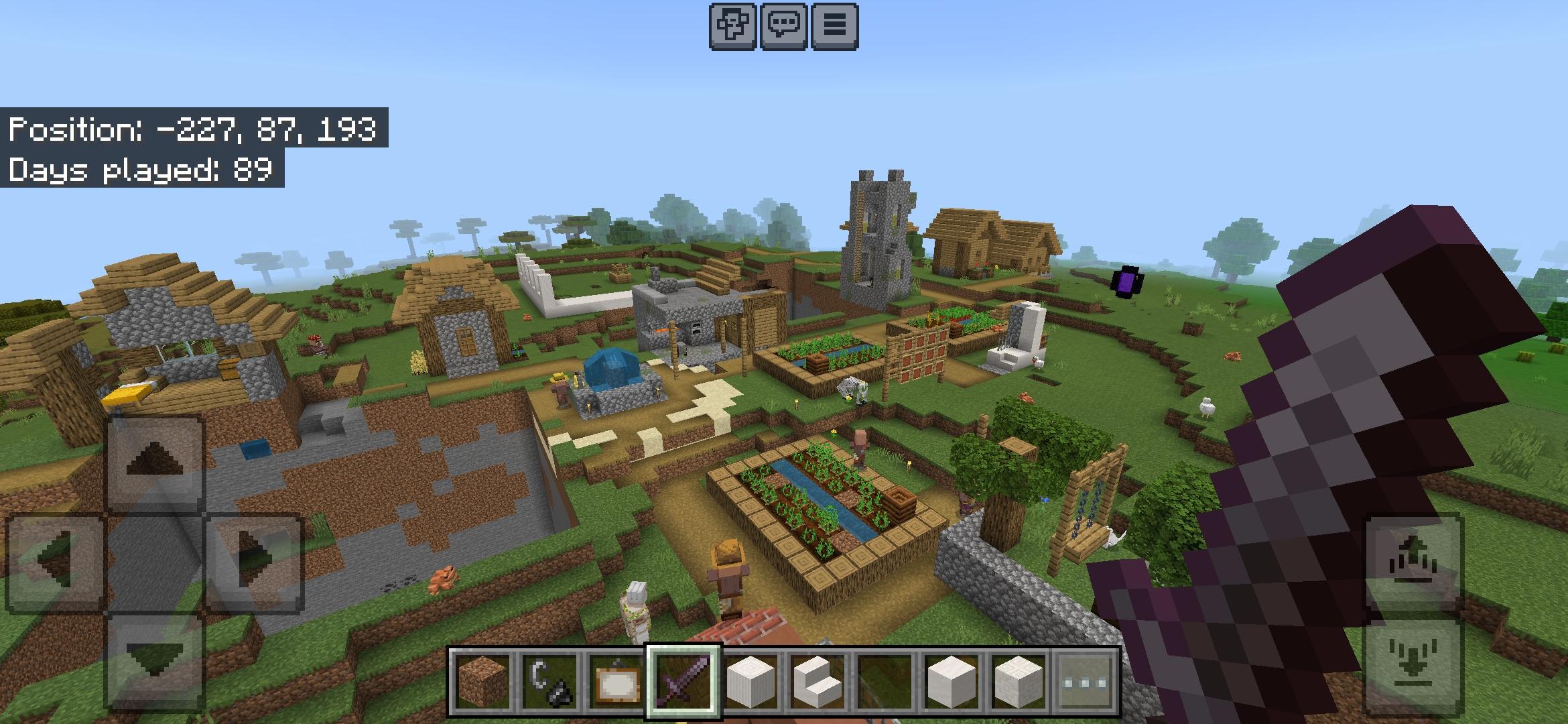 Wtf happened to my bedrock creative world | Scrolller