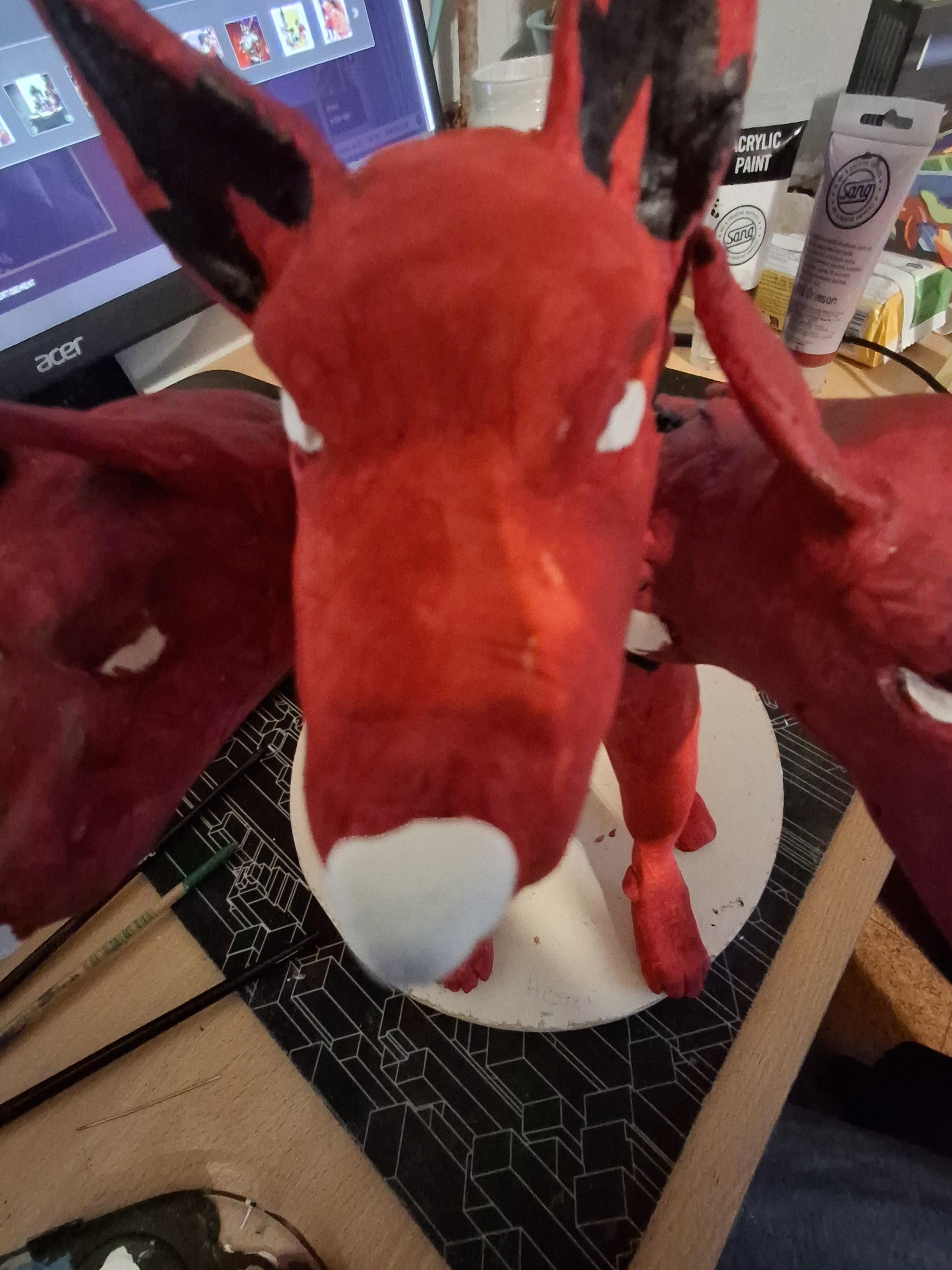 Cerberus clay sculpture :)) | Scrolller