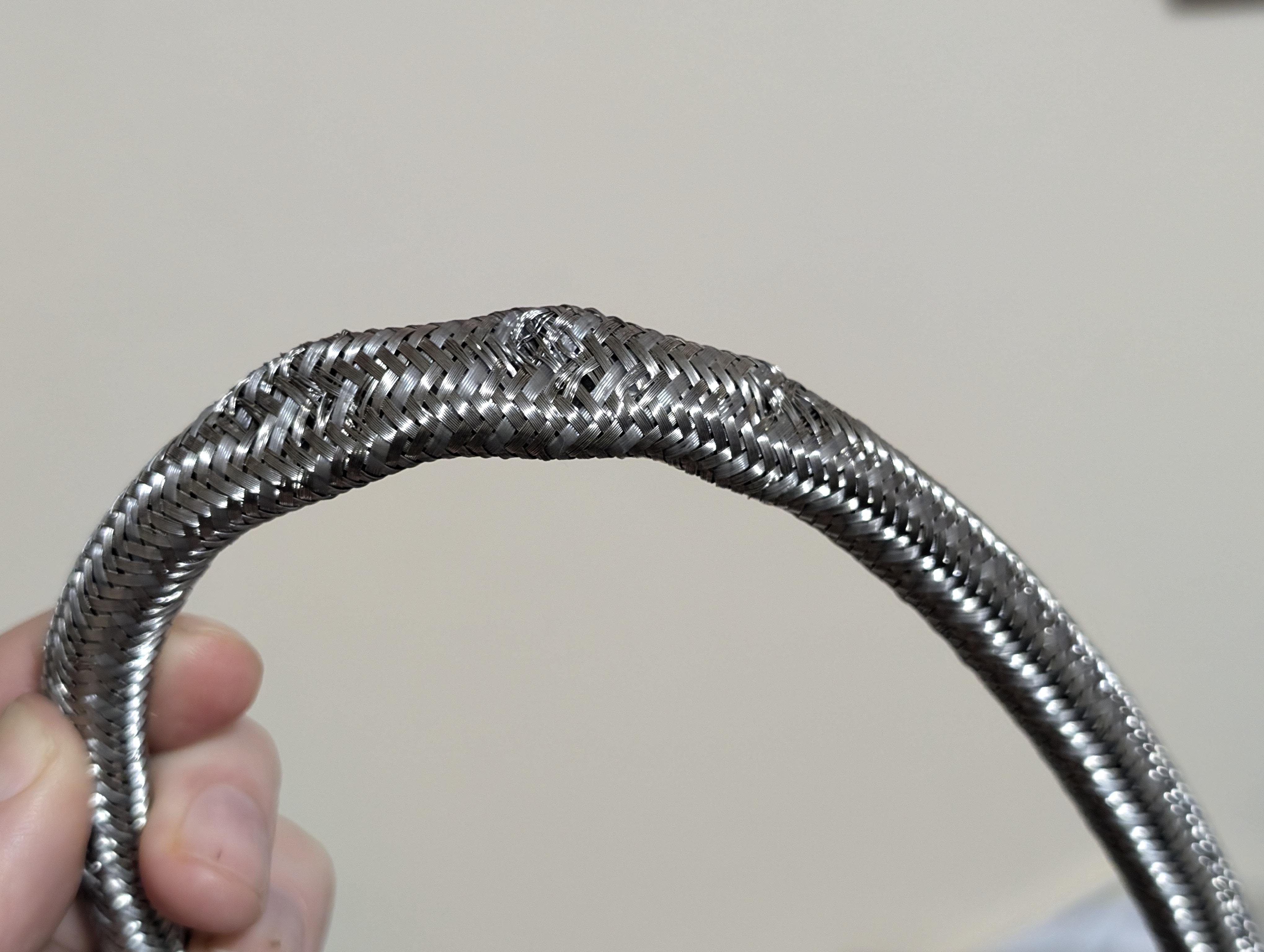 I guess he thought chewing through USB cables and lamp cords wasn't challenging enough. | Scrolller