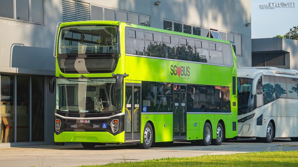 Singapore’s BYD D9RC electric double decker bus, bodied by Gemilang Coachworks | Scrolller