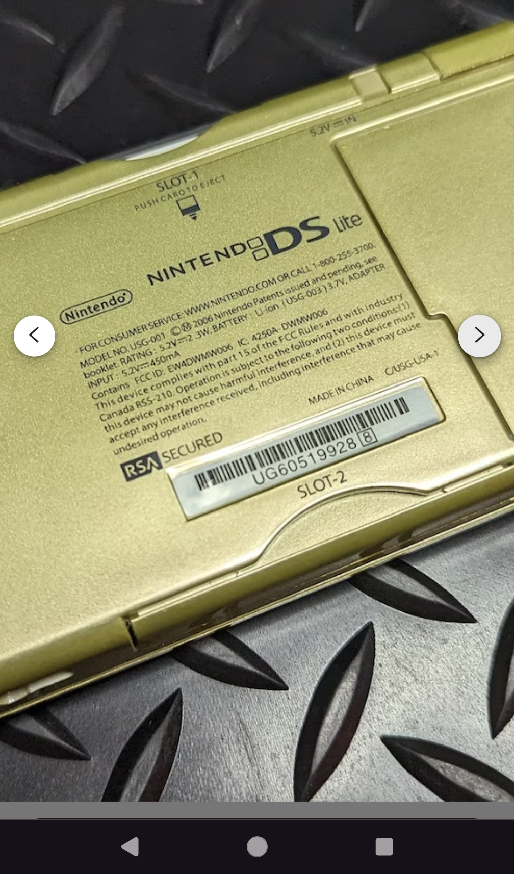 Gold dsi lite | Scrolller