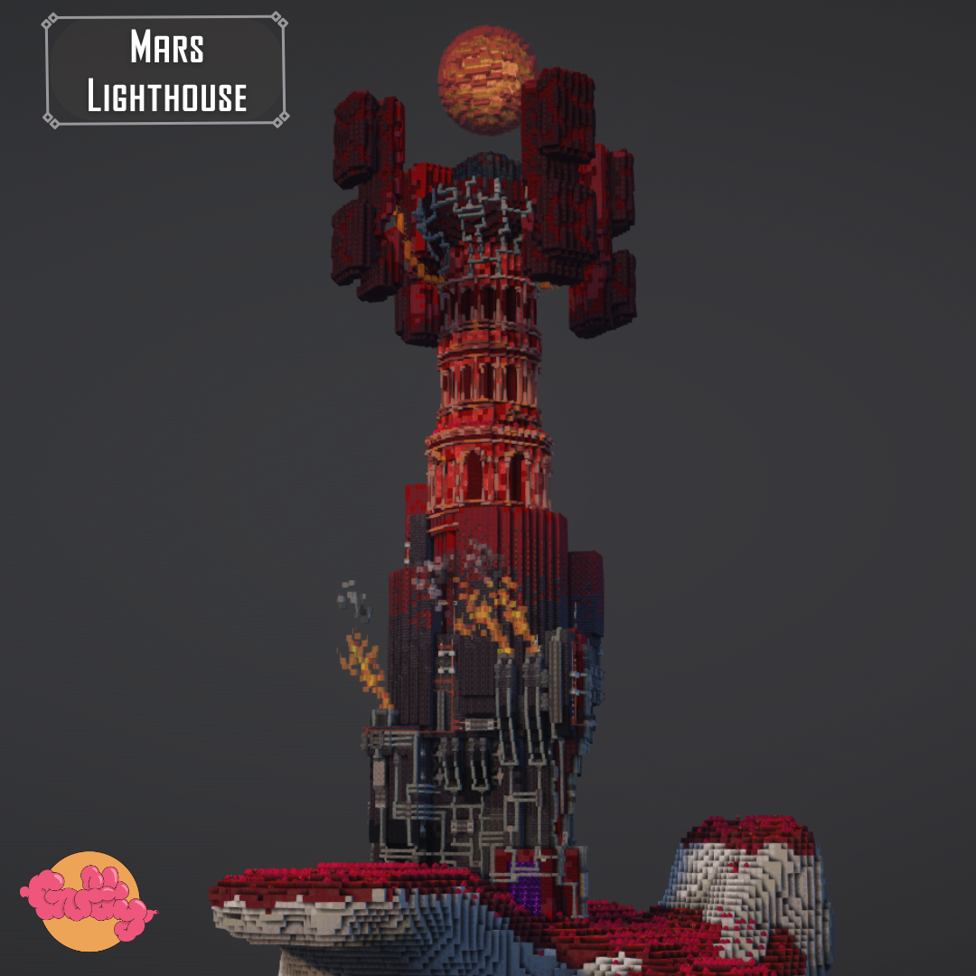 Mars Lighthouse | Golden Sun | Scrolller