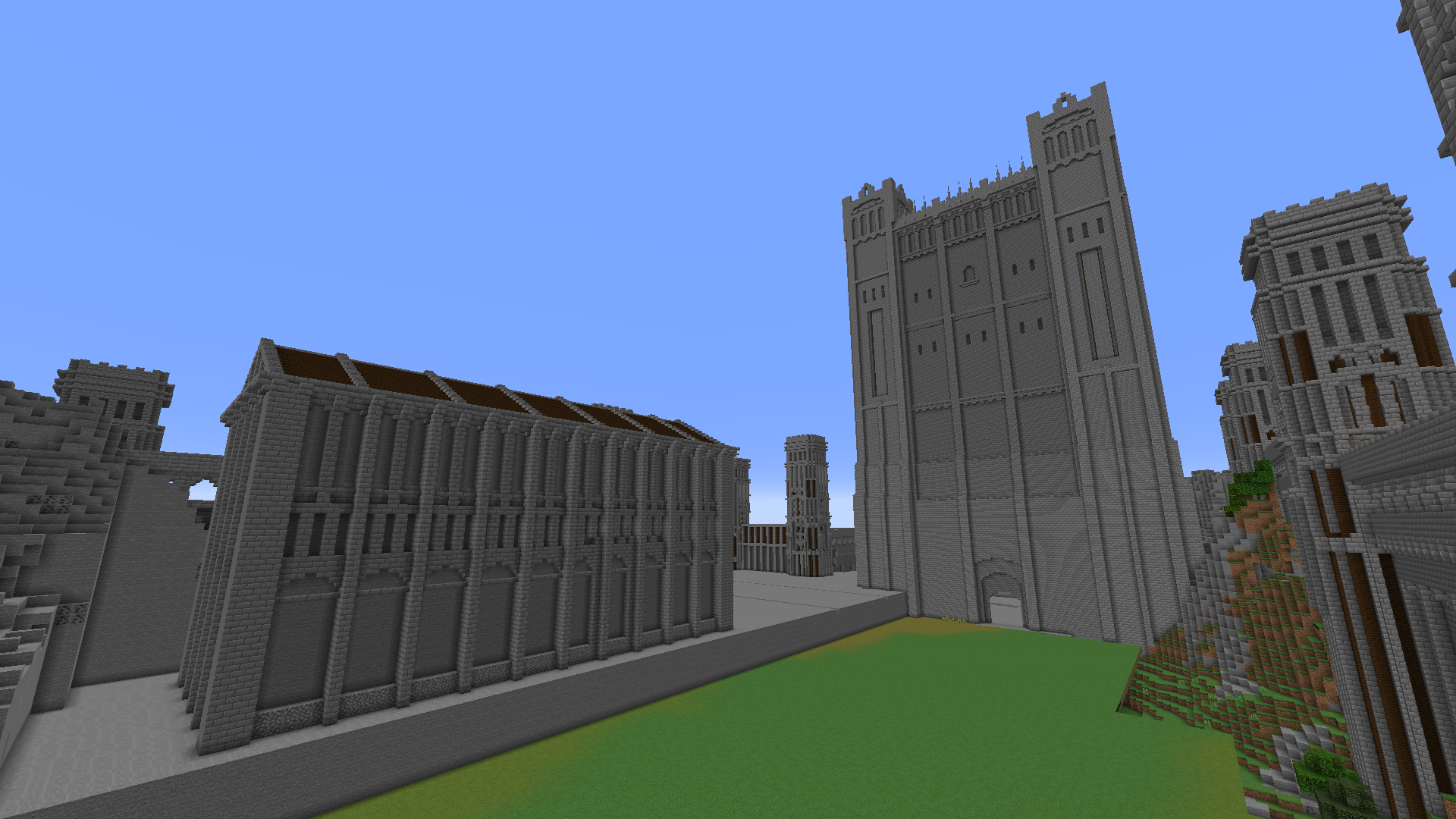 Great hall I placed nexed to my castle | Scrolller