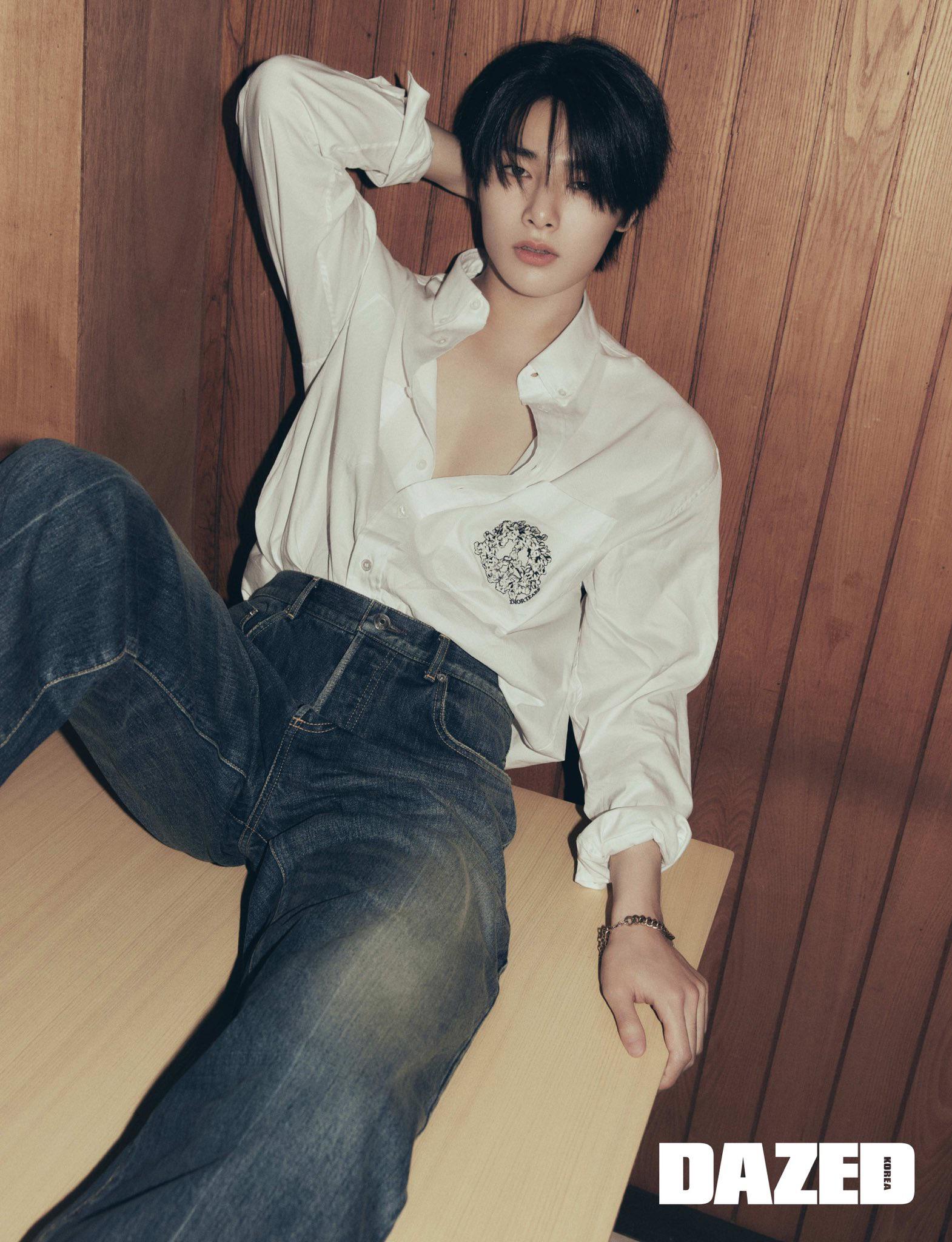 Stray Kids (Lee Know, Seungmin, I.N) - Dior Men x DAZED Korea Magazine (July 2023 Issue ...