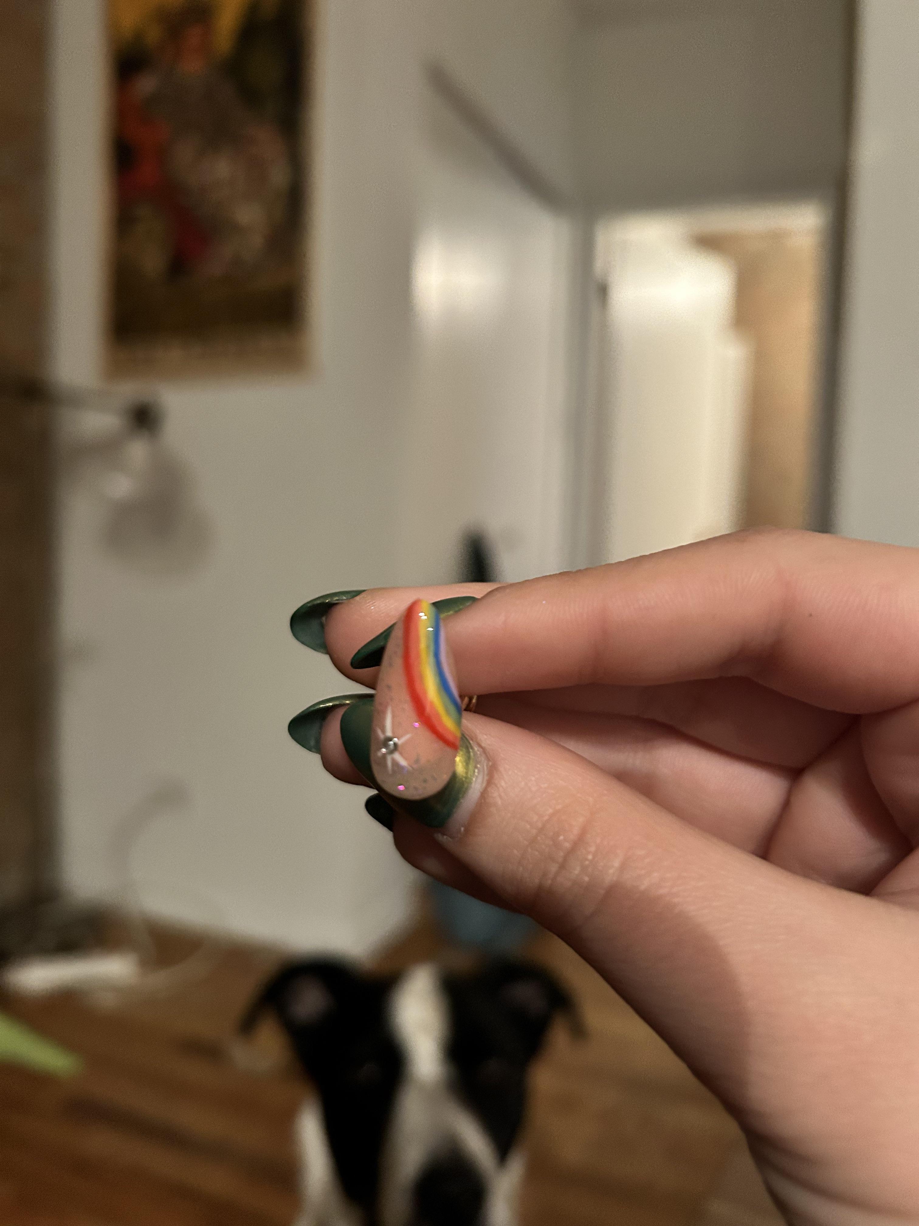 Started doing my own nails, here’s a couple of my first few practice attempts at some fun ...