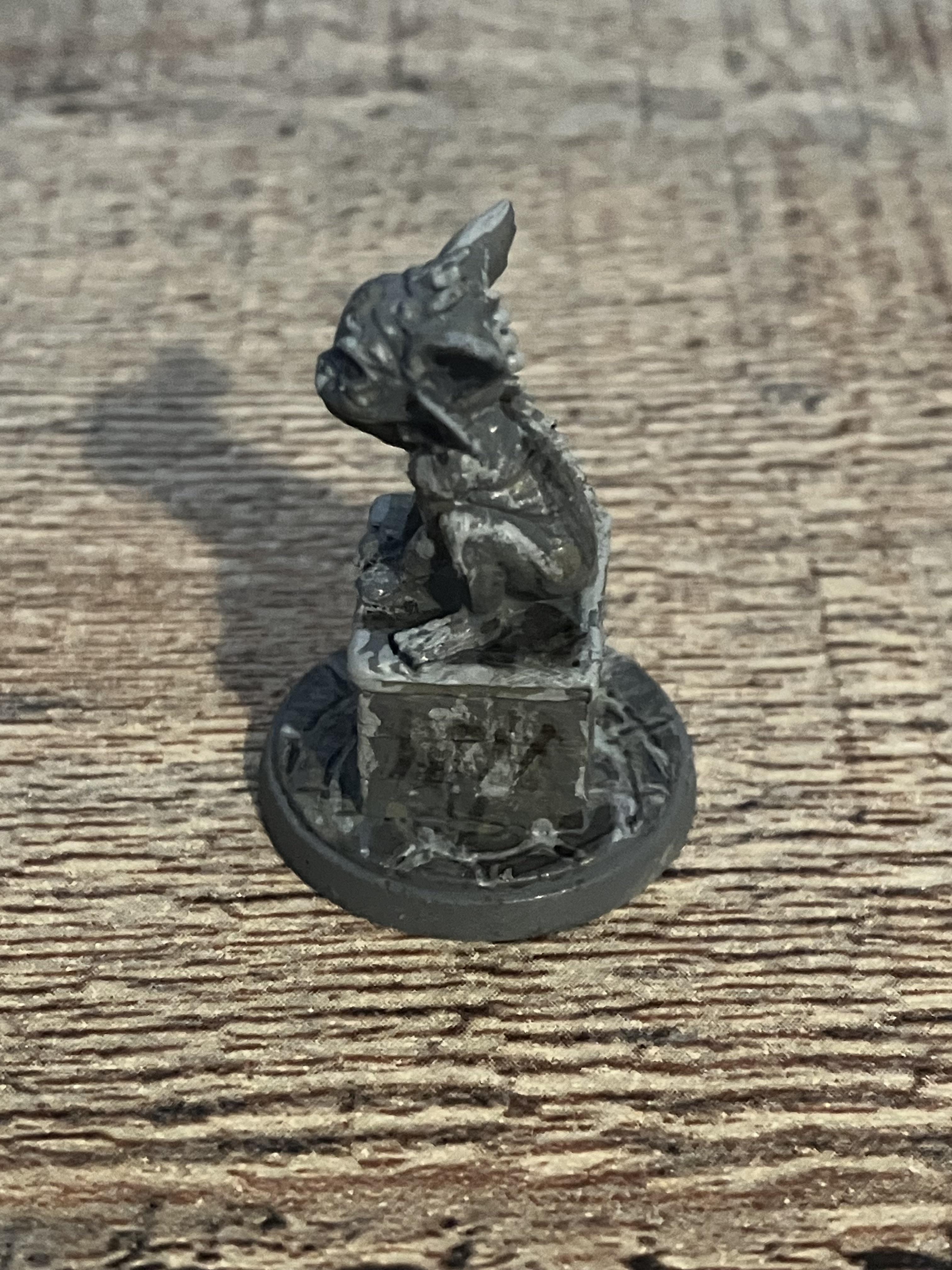 Weathered gargoyle, how is my grout work? | Scrolller