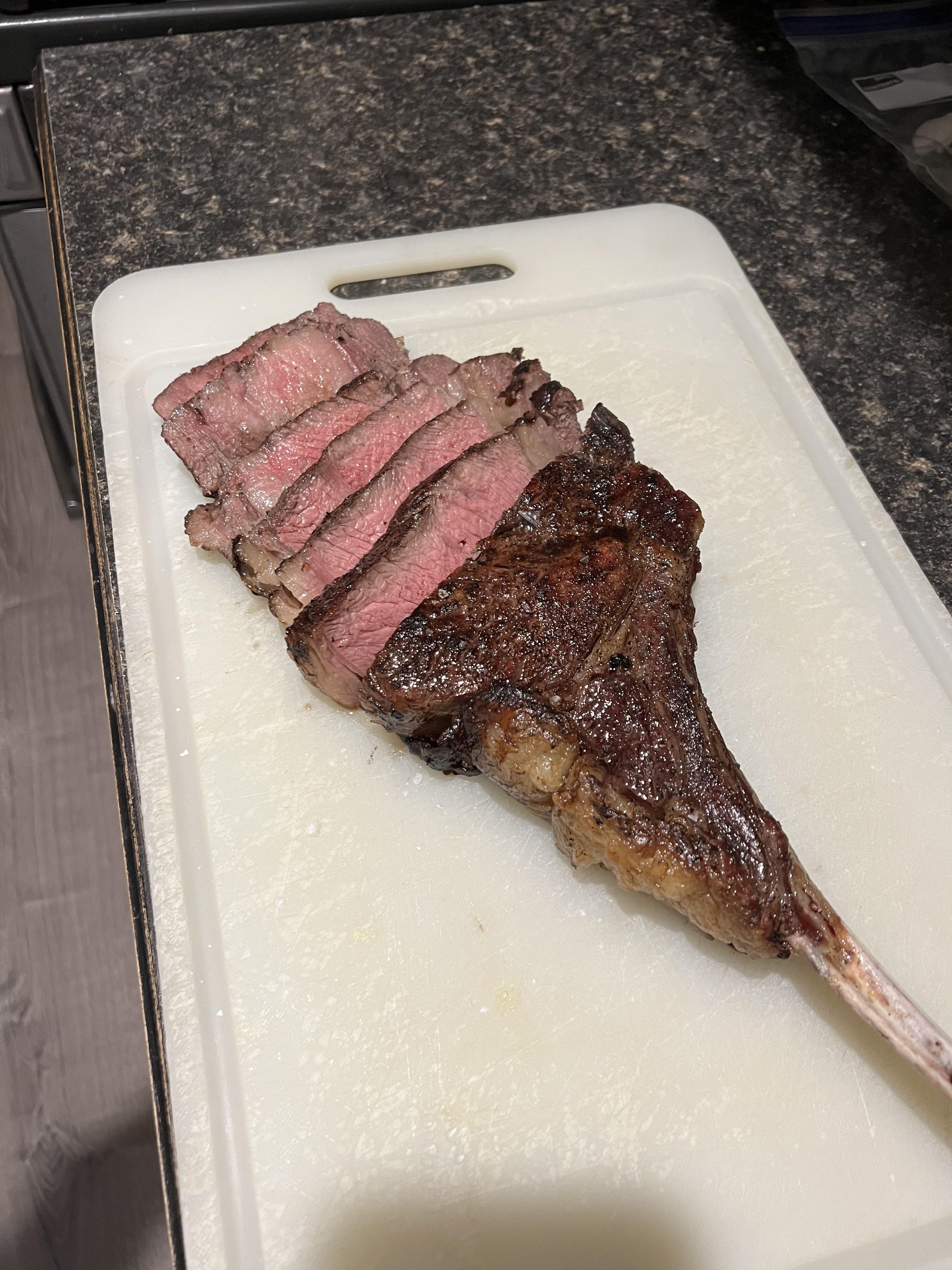 3rd time with the tomahawk reverse sear. | Scrolller