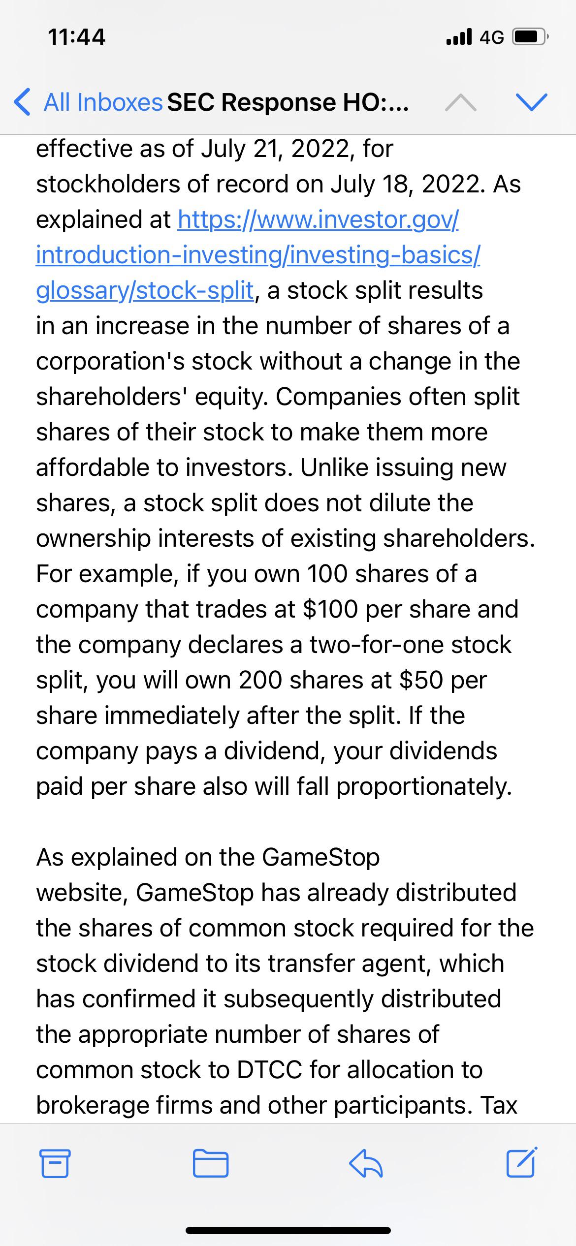 Discover more like Superstonk: Sec response to complaint about the dividend 🙄 and Related ...