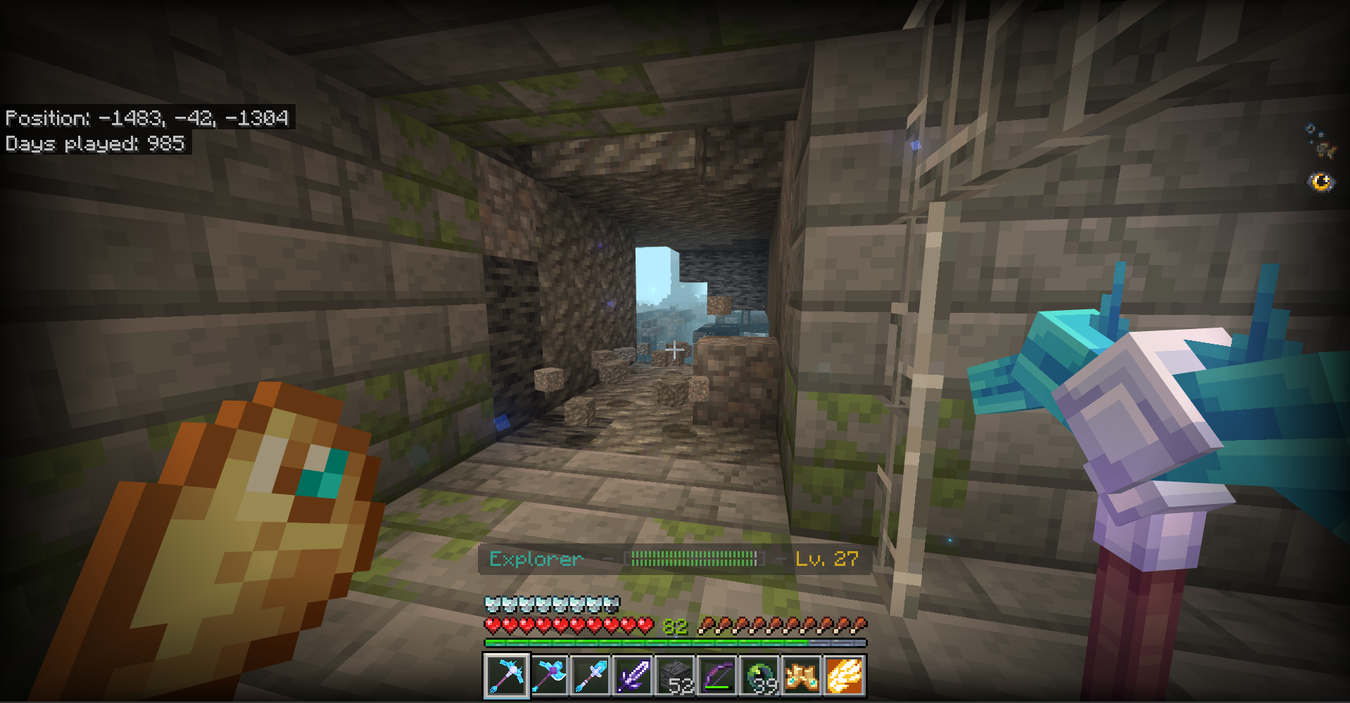 Ancient city connected to End portal stronghold! | Scrolller