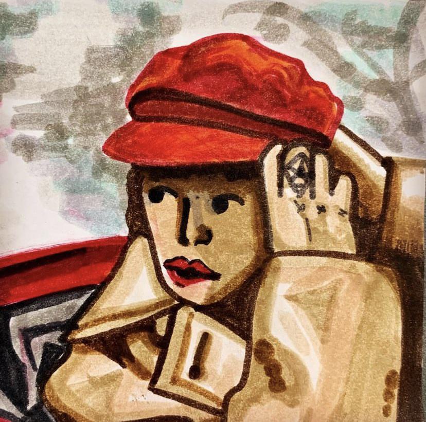 Some drawings I did of Taylor albums for my Instagram page | Scrolller