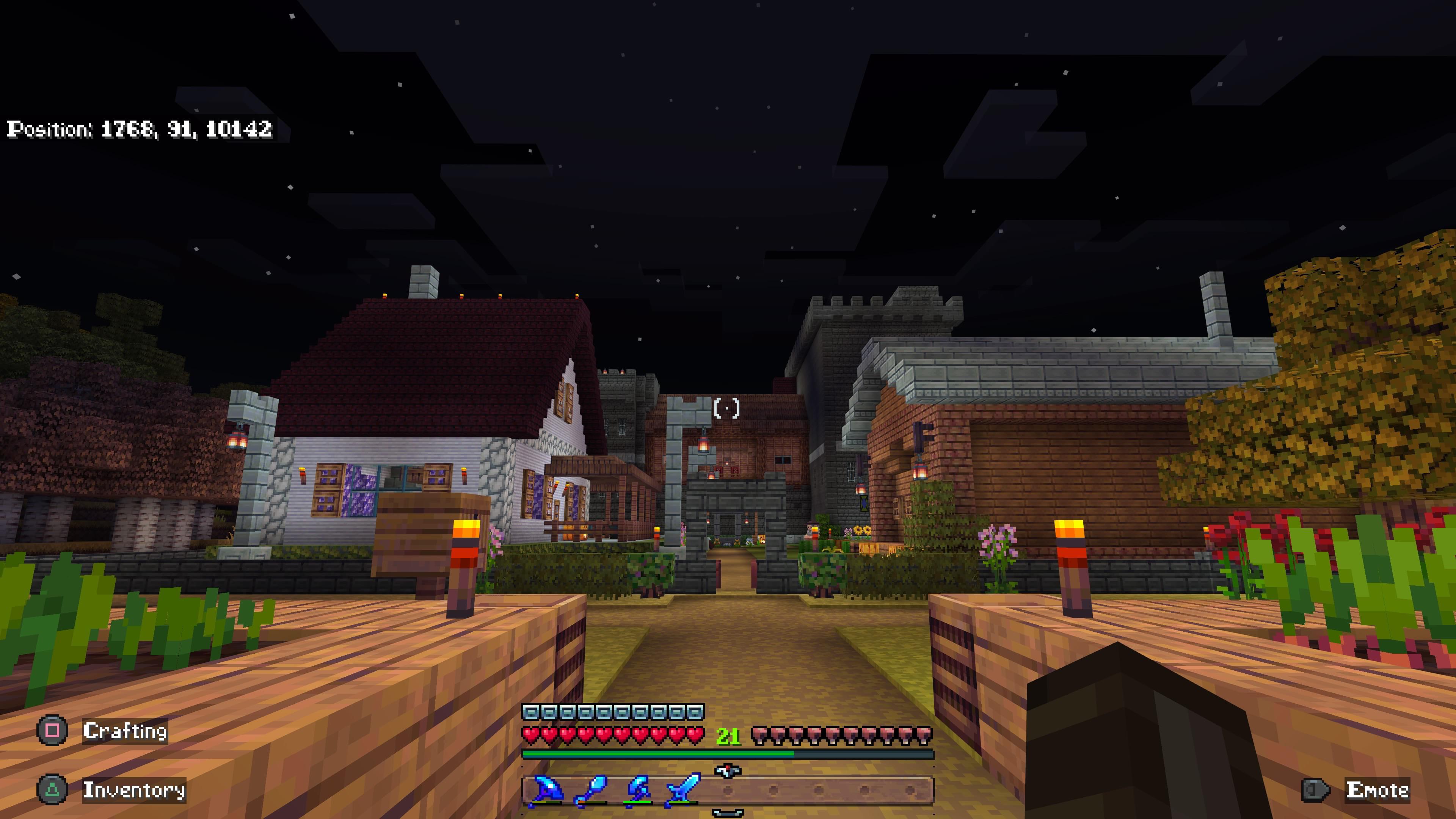 Buildings and towns on my survival world. | Scrolller