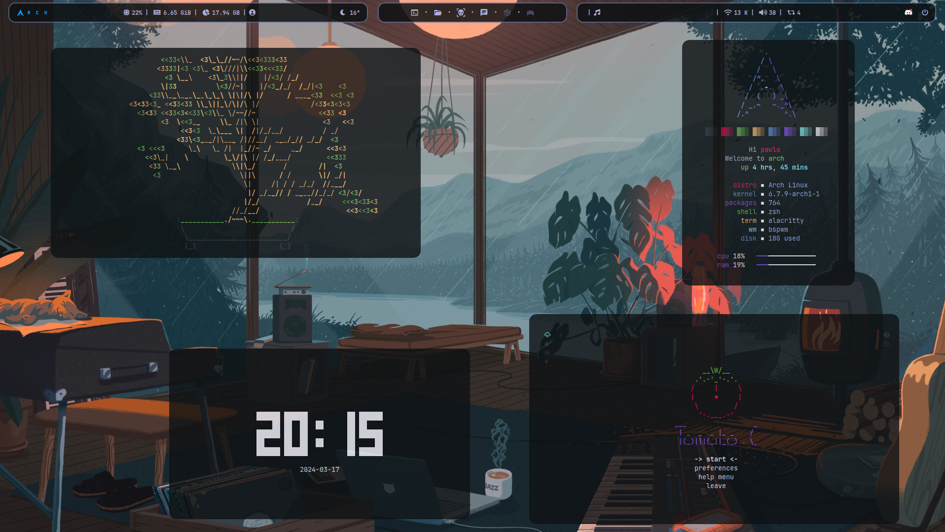 [bspwm] First rice | Scrolller