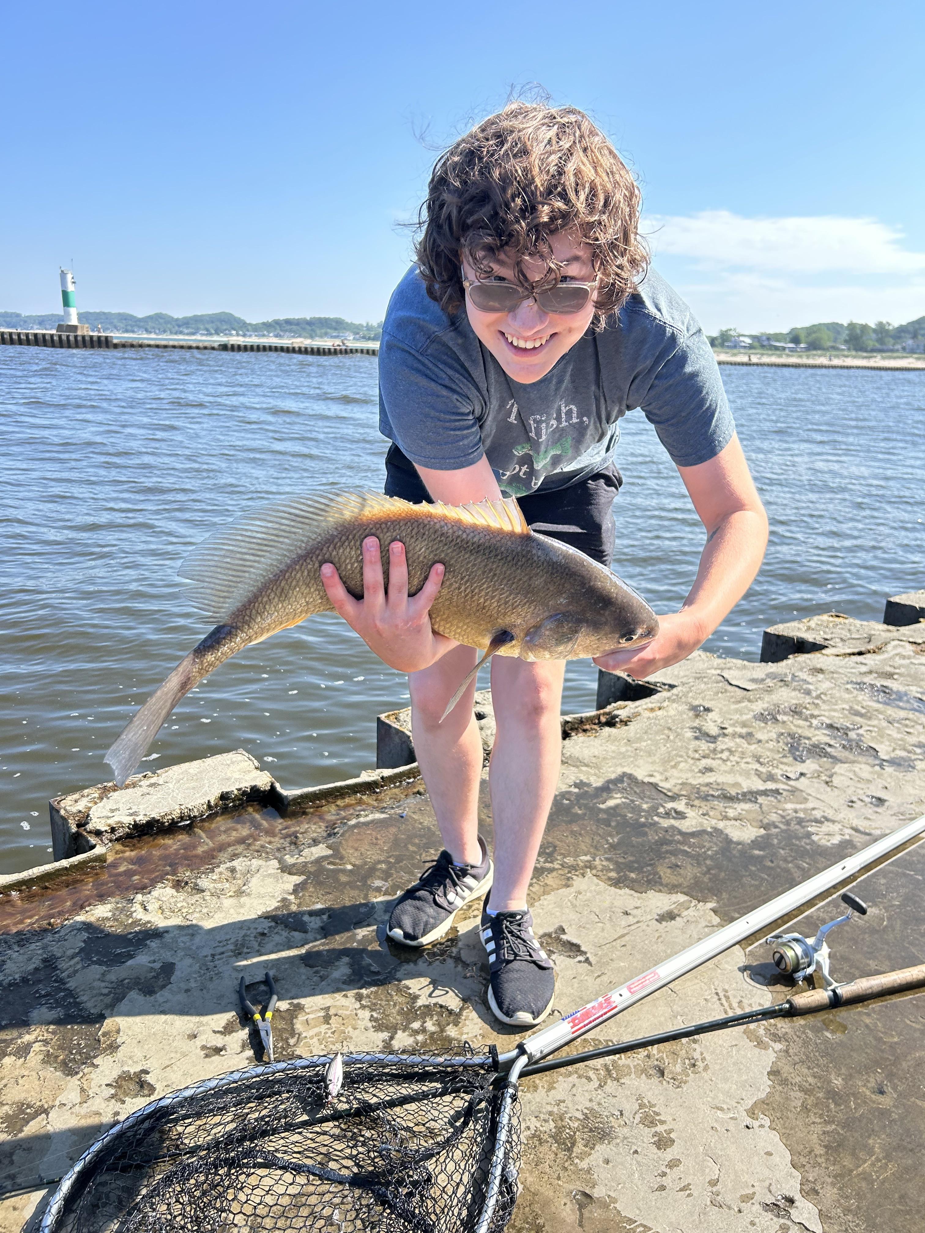 First time pier fishing! | Scrolller