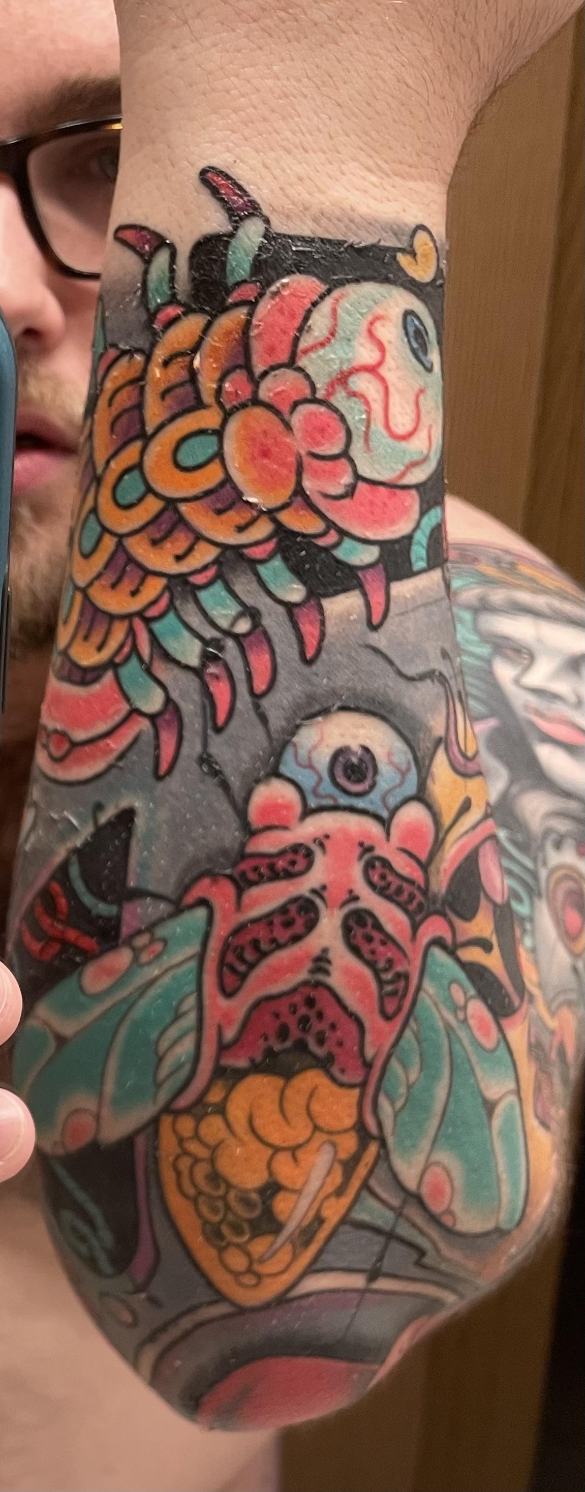 What do you think of my weird biomechanical sleeve? | Scrolller