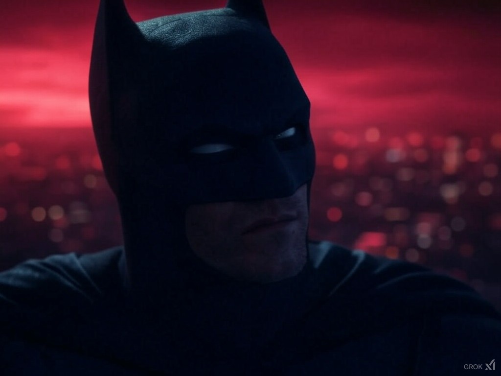 Alan Ritchson as Batman, made by Grok | Scrolller