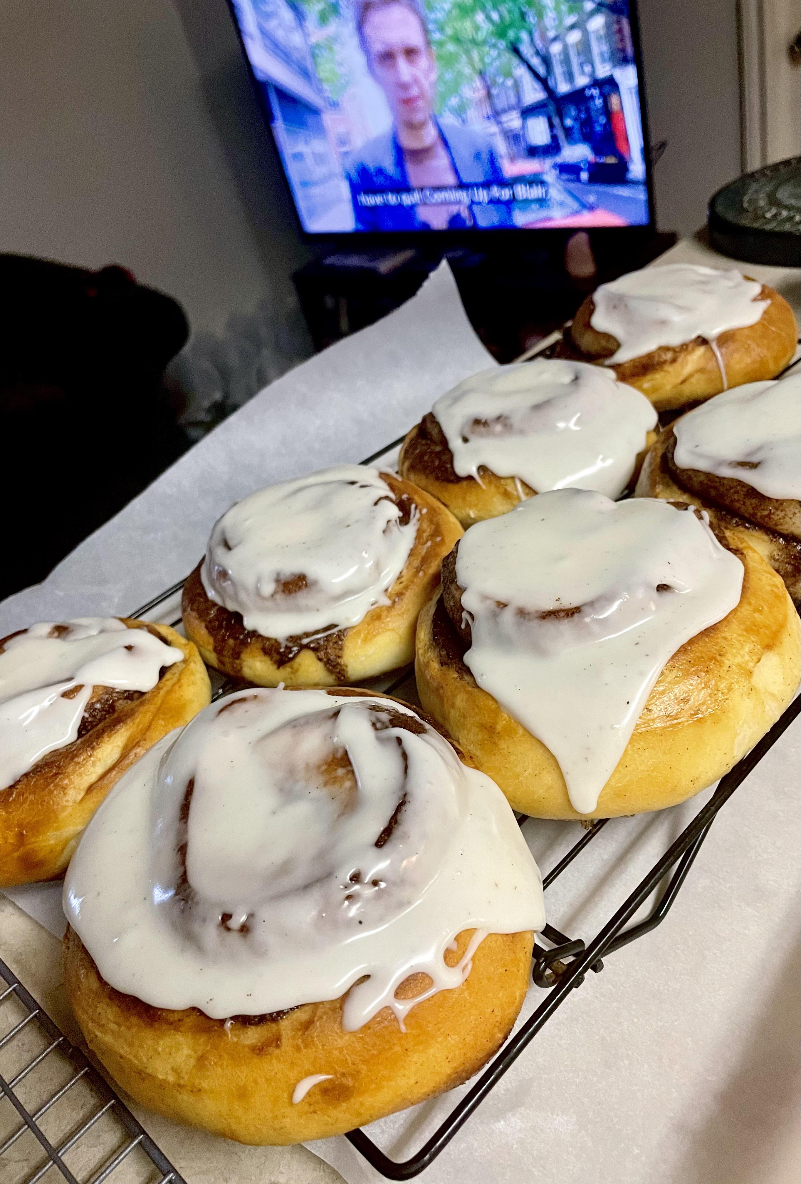 [homemade] milk bread cinnamon rolls | Scrolller