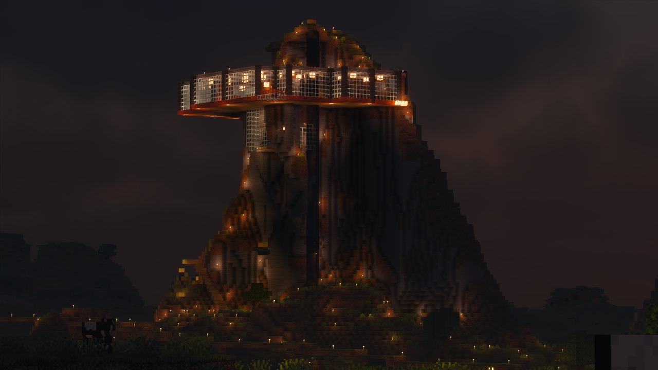 Working on my mountain base :) | Scrolller