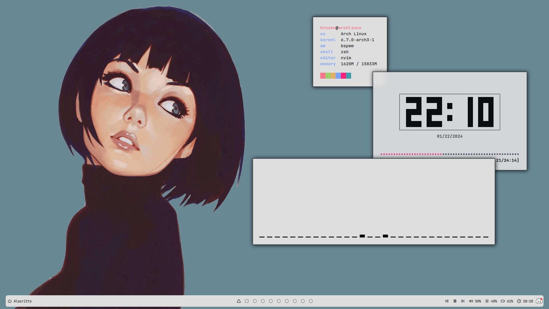 [bspwm] modified my old configs | Scrolller