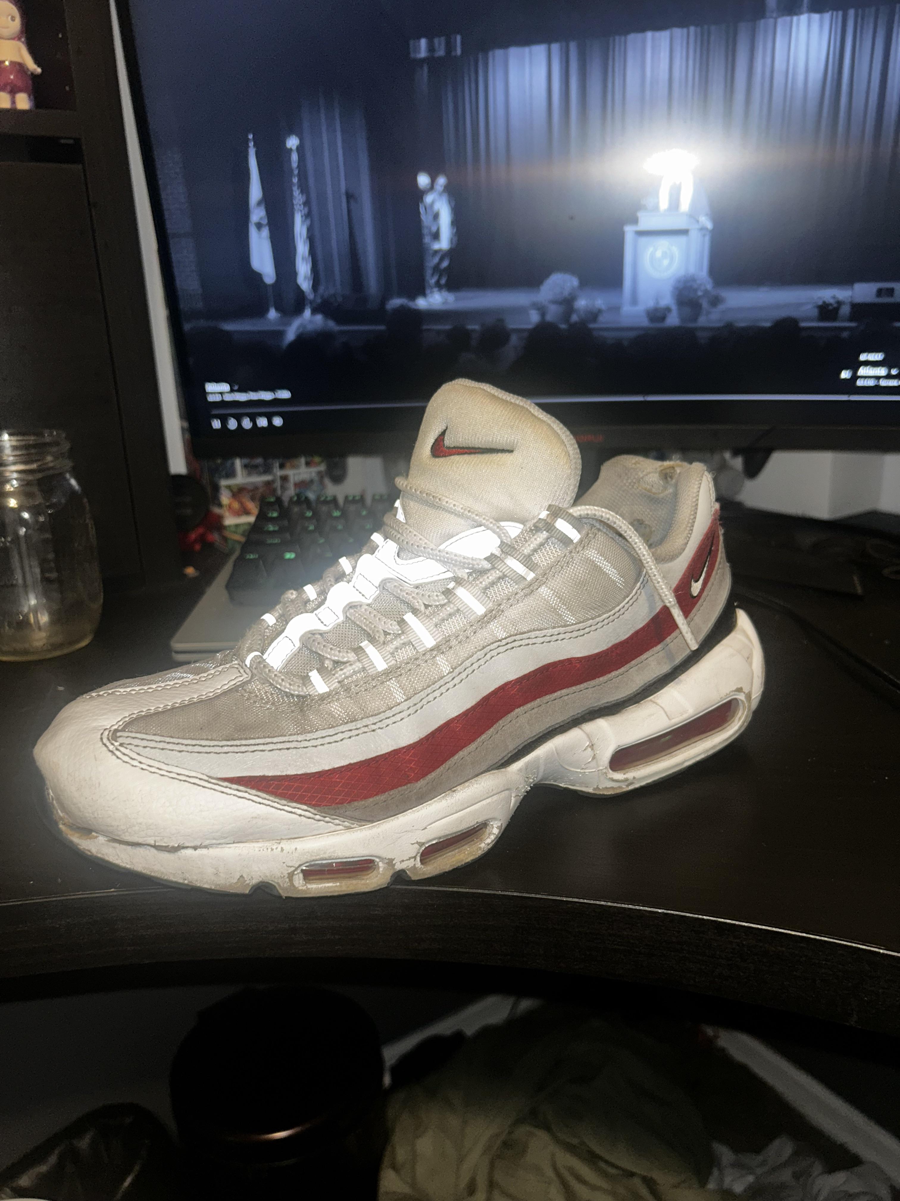 Before and After at my first attempt of cleaning my Air Max 95s — Any ...
