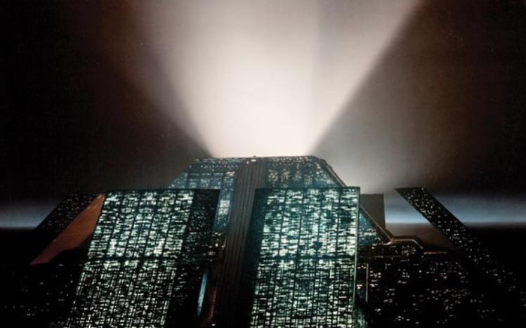 Tyrell Corp miniature model - Blade Runner (1982) Designs and VFX by Douglas Trumbull | Scrolller