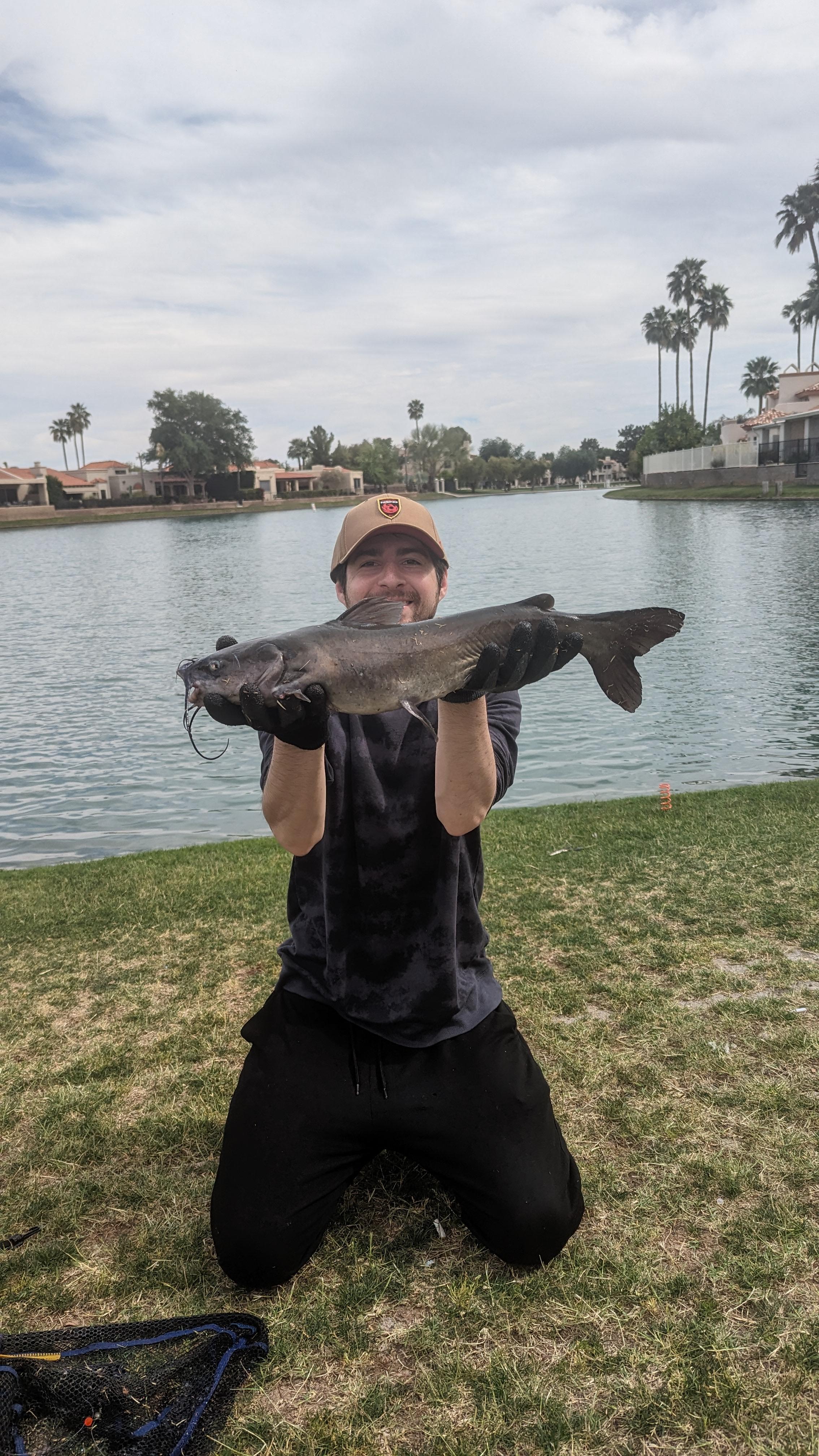 Caught this 22 inch big boy channel catfish today! | Scrolller